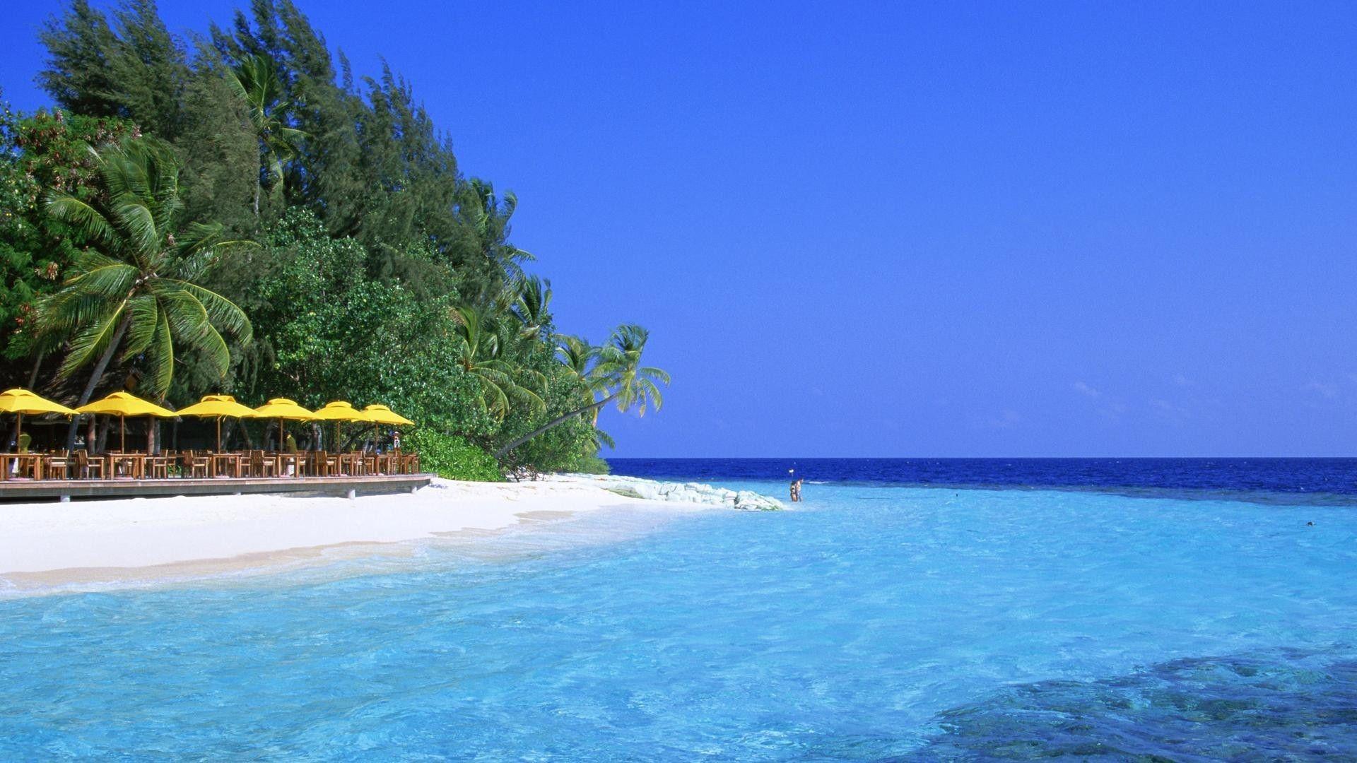 Blue Beach Wallpapers - Top Free Blue Beach Backgrounds - WallpaperAccess