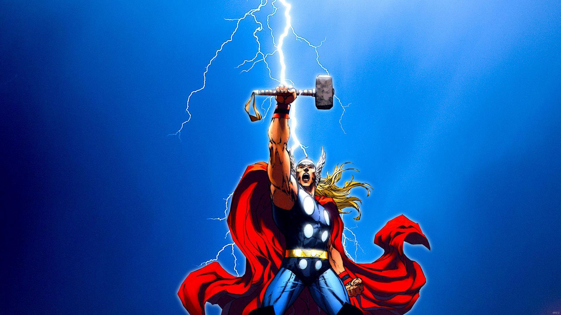Thor Cartoon Wallpapers - Top Free Thor Cartoon Backgrounds ...