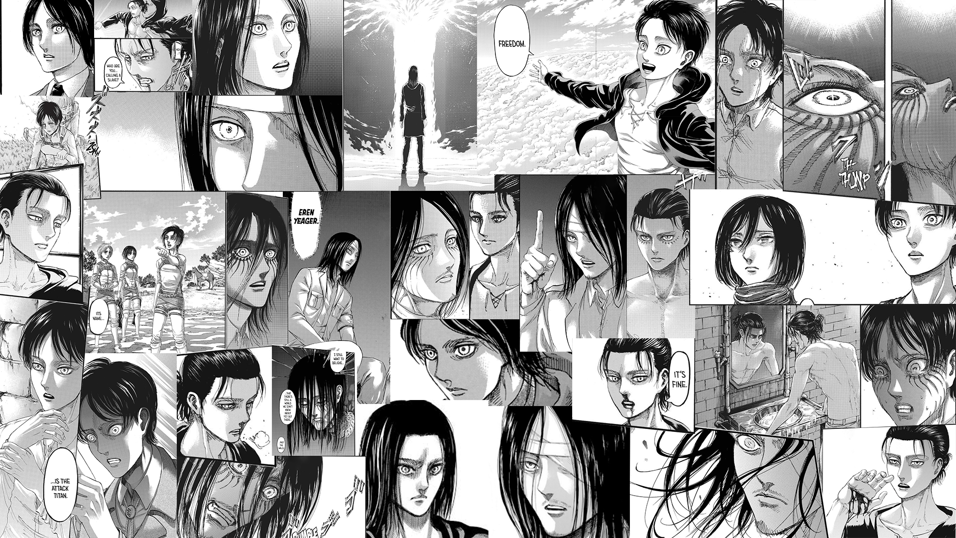 Attack On Titan Manga Panel Wallpapers - Top Free Attack On Titan Manga Panel Backgrounds ...