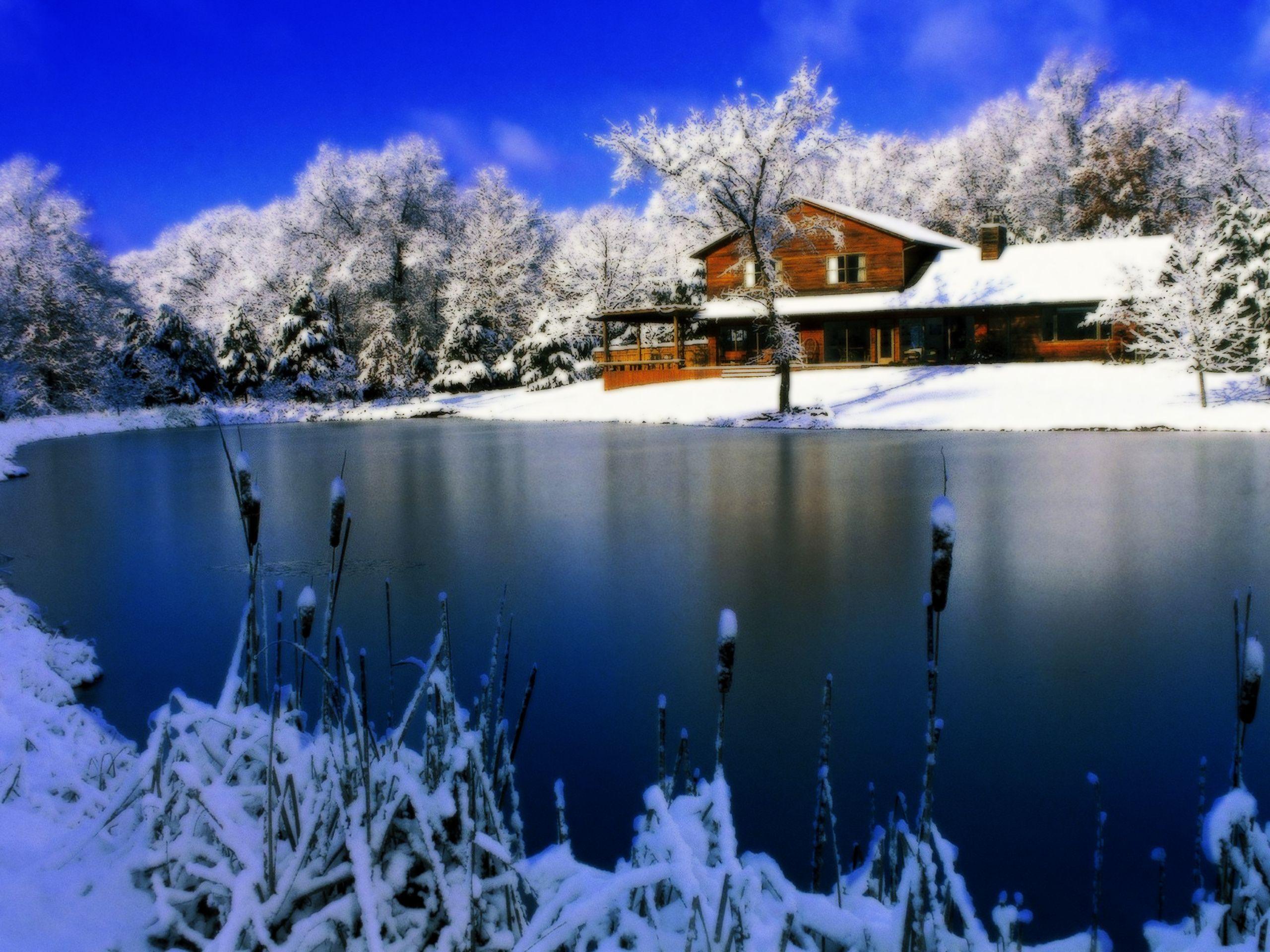 Winter Lake Wallpapers - Top Free Winter Lake Backgrounds - WallpaperAccess