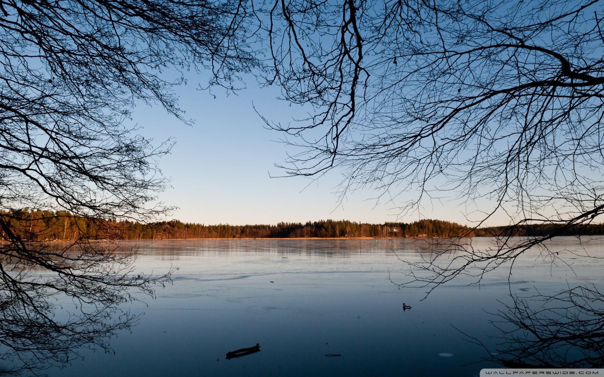 Winter Lake Wallpapers - Top Free Winter Lake Backgrounds - WallpaperAccess