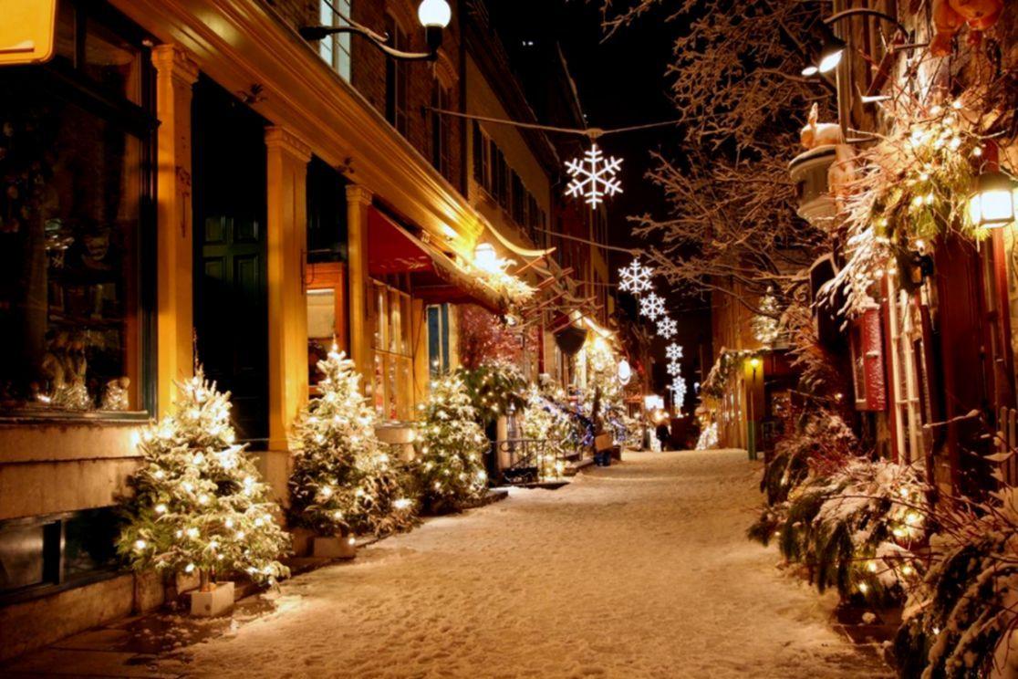 Christmas Street Wallpapers - Top Free Christmas Street Backgrounds ...