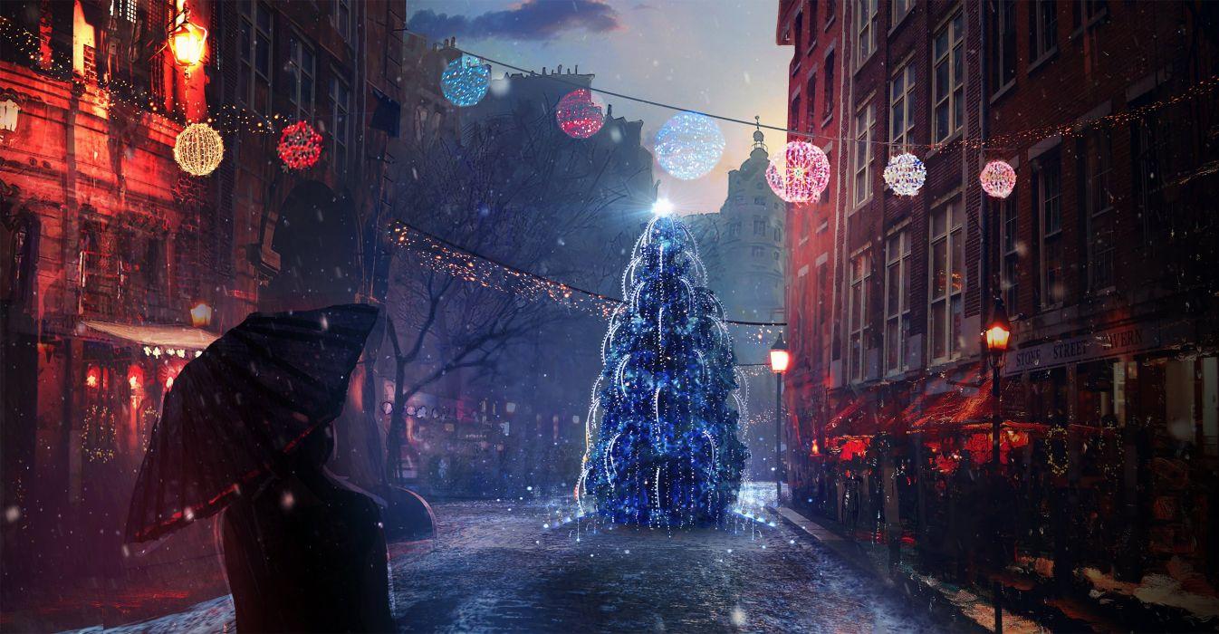 Christmas City Lights Wallpapers - Top Free Christmas City Lights ...