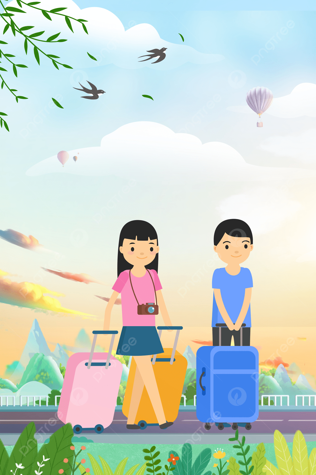 Travel Cartoon Wallpapers - Top Free Travel Cartoon Backgrounds ...