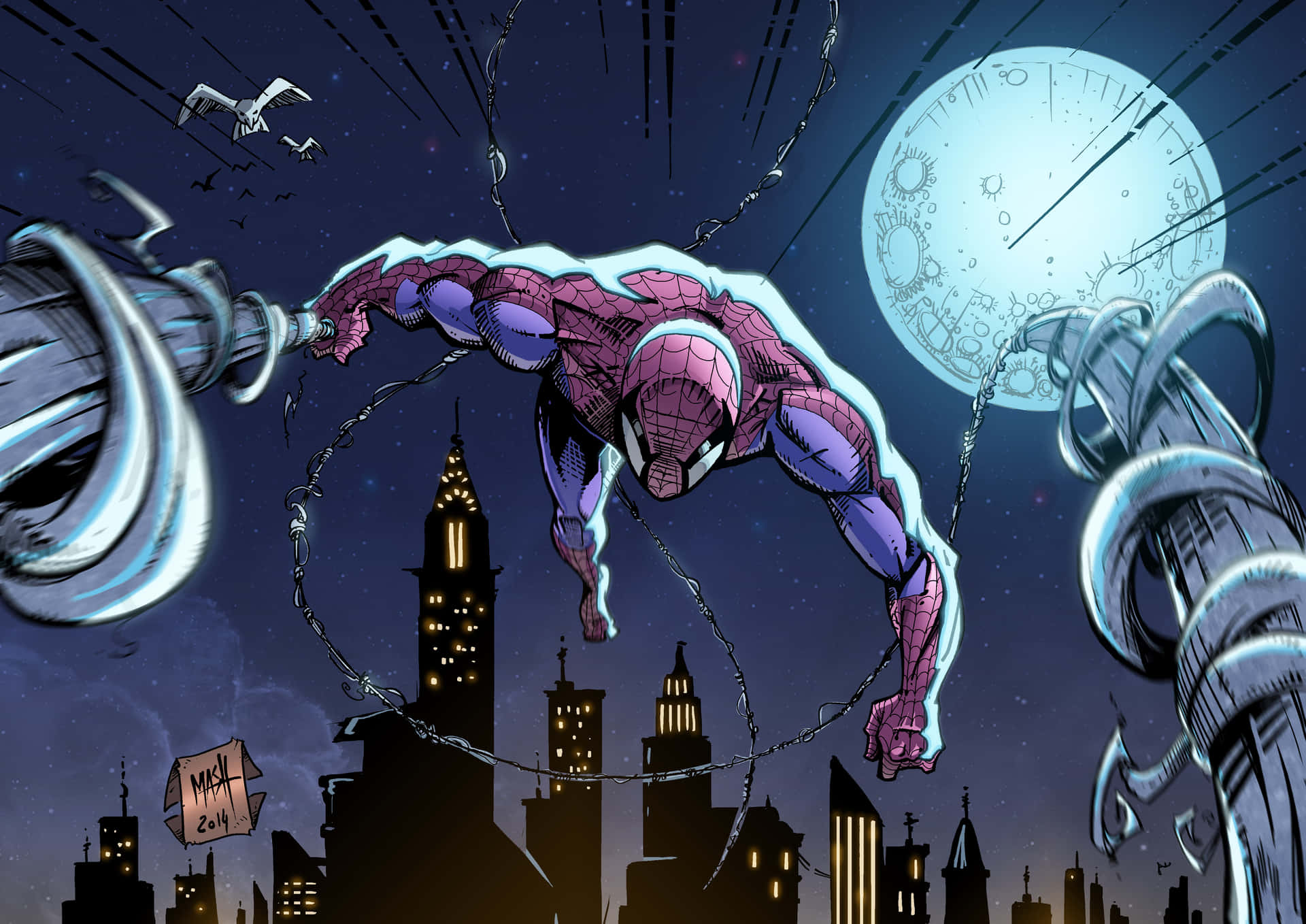 Spiderman Landscape Wallpapers - Top Free Spiderman Landscape ...