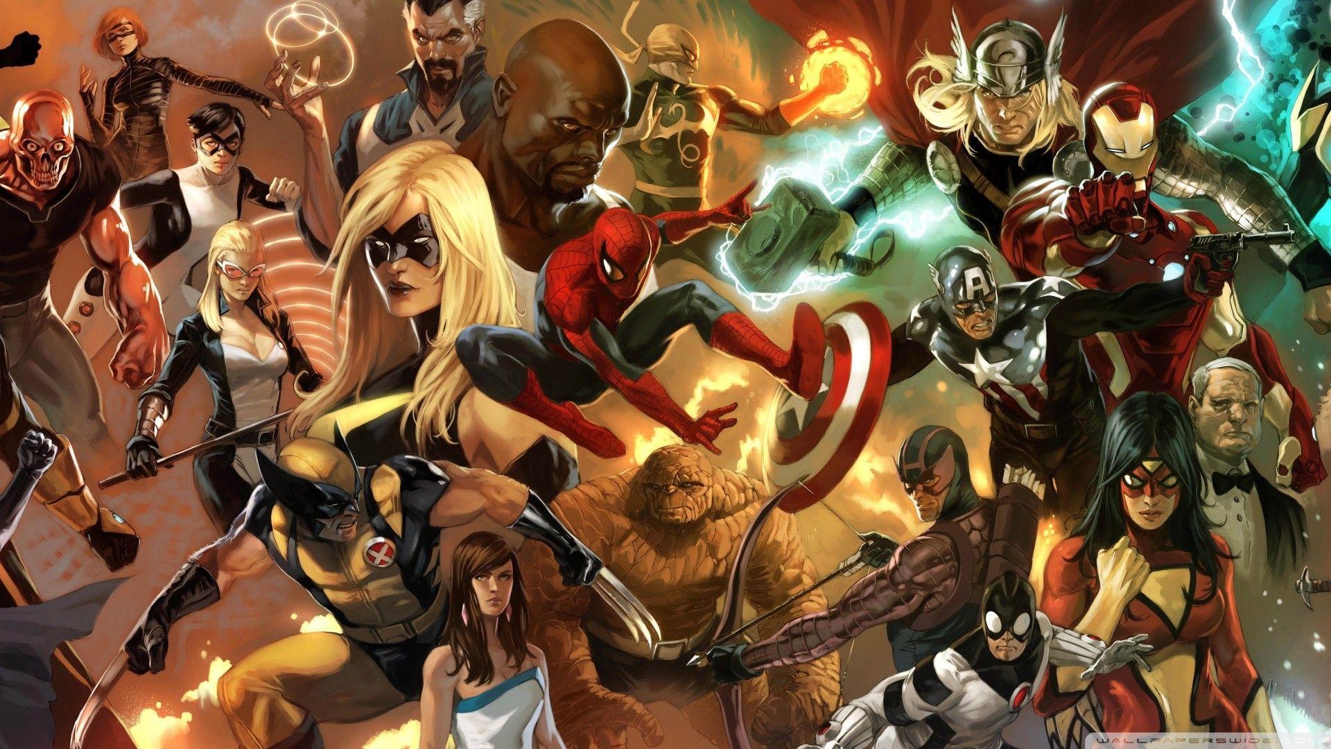 Avengers Comic Wallpapers - Top Free Avengers Comic Backgrounds - WallpaperAccess