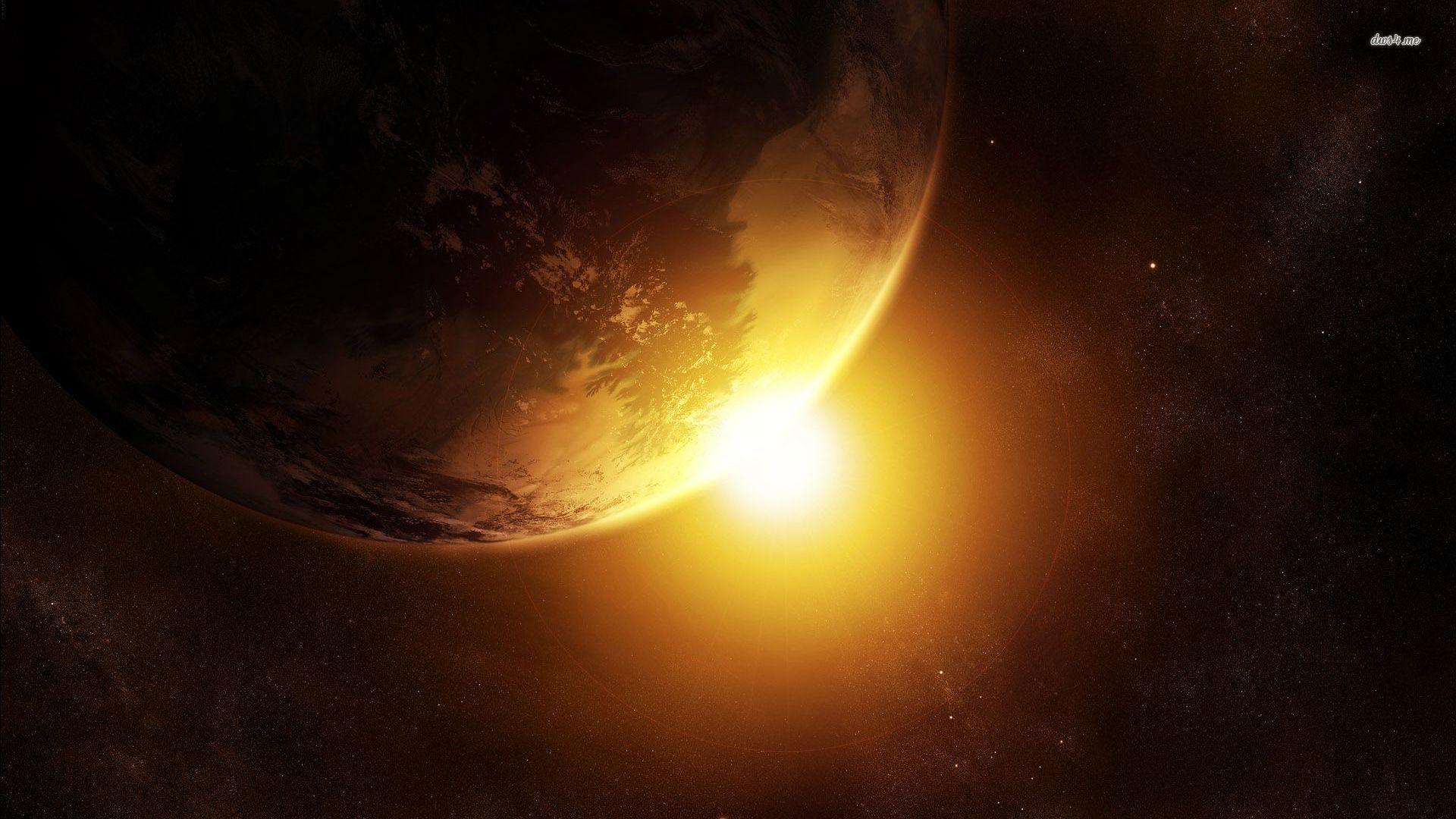 Earth and Sun Wallpapers - Top Free Earth and Sun Backgrounds ...