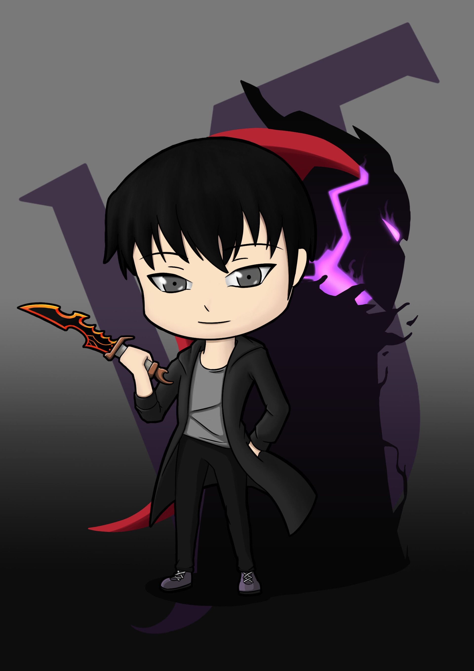 Solo Leveling Chibi Wallpapers - Top Free Solo Leveling Chibi ...