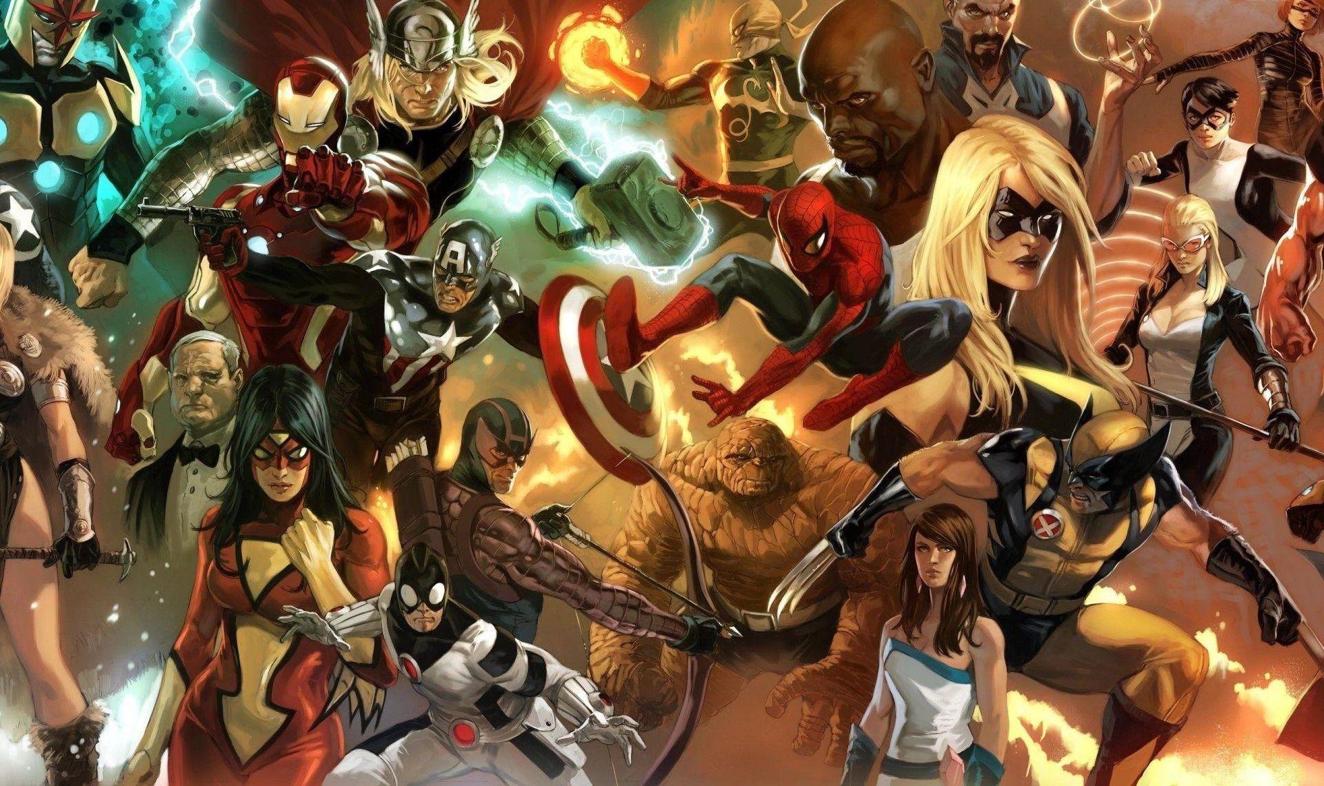 All Marvel Charecters Wallpapers - Top Free All Marvel Charecters ...