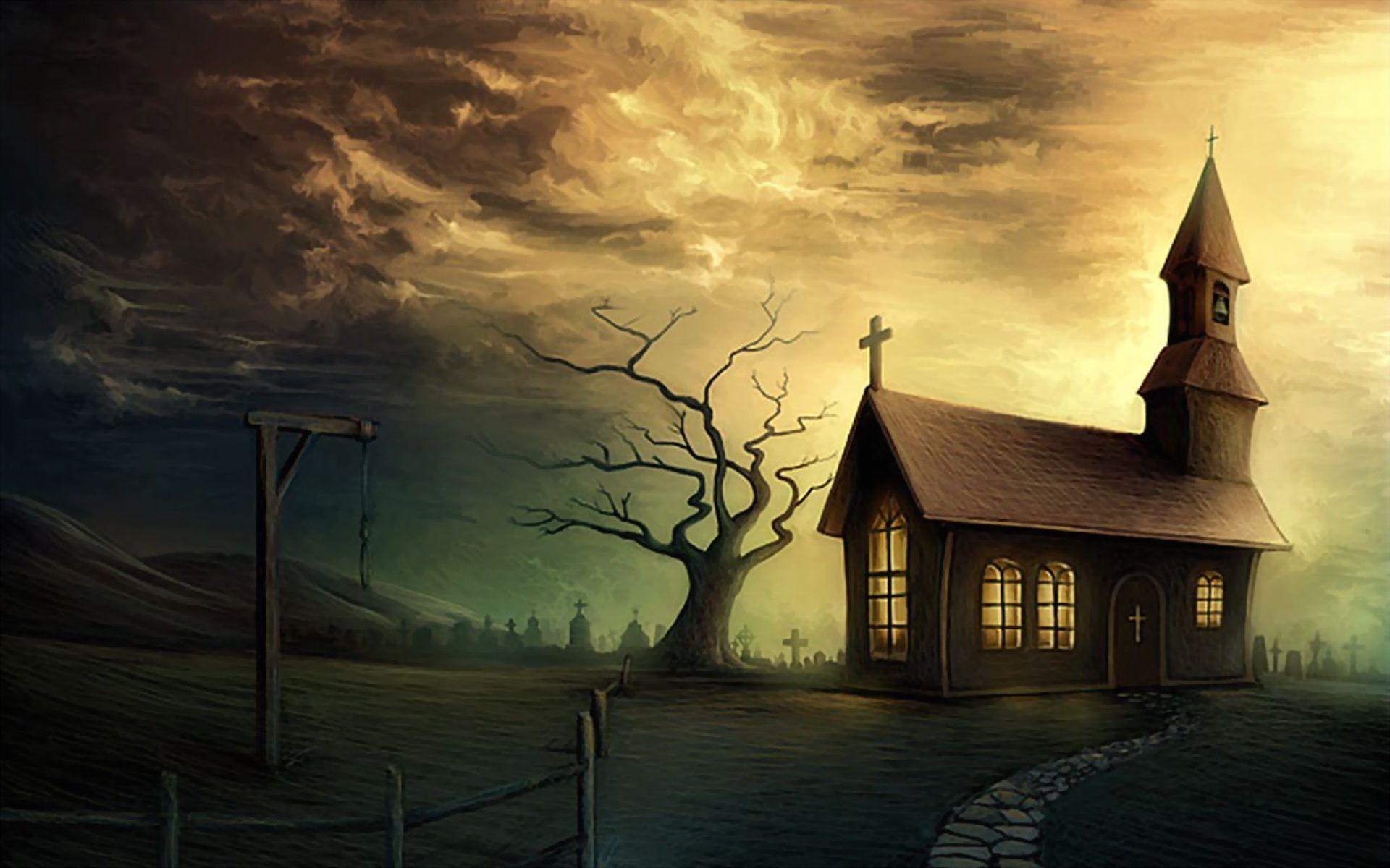 Horror Landscape Wallpapers - Top Free Horror Landscape Backgrounds ...