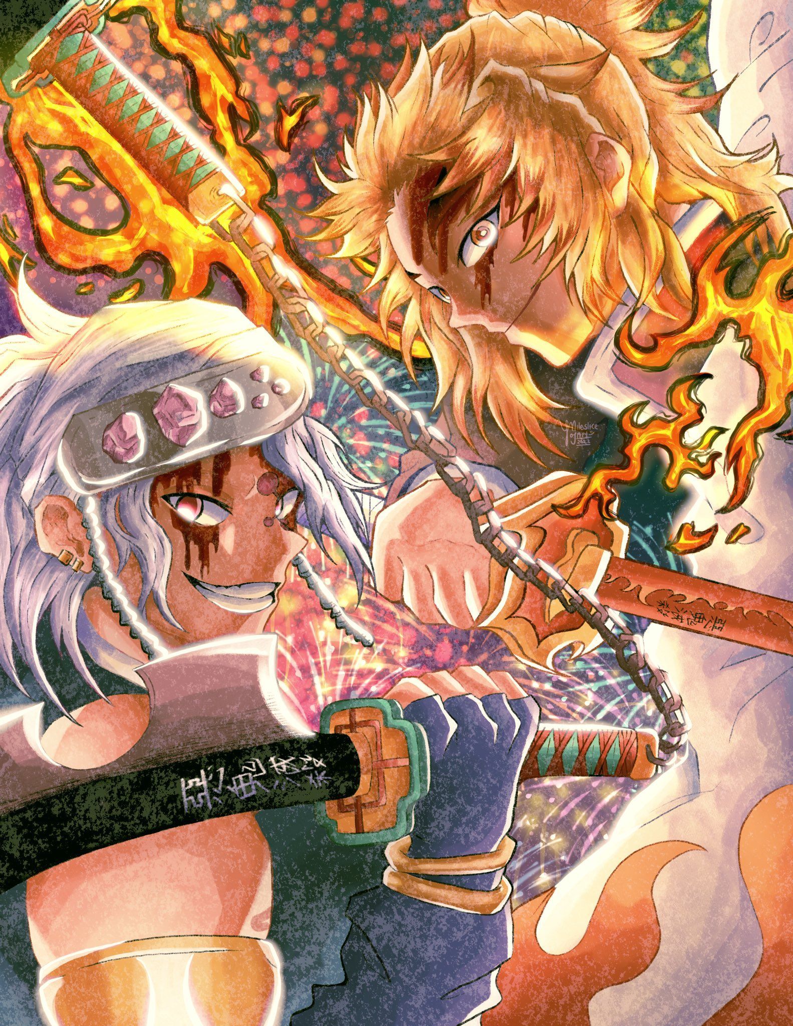 Tengen and Rengoku Wallpapers - Top Free Tengen and Rengoku Backgrounds ...