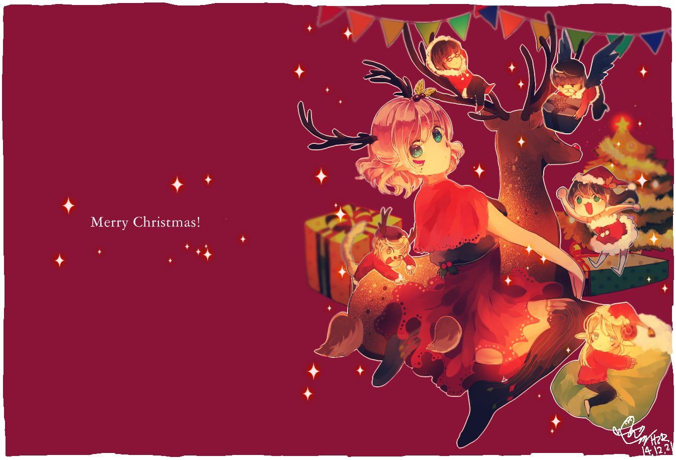 Merry Christmas Anime Wallpapers - Top Free Merry Christmas Anime ...
