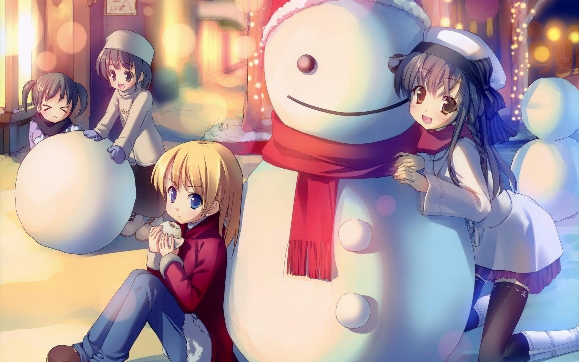 Merry Christmas Anime Wallpapers - Top Free Merry Christmas Anime ...
