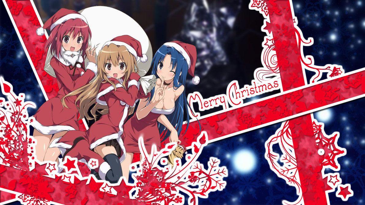 Merry Christmas Anime Wallpapers - Top Free Merry Christmas Anime ...