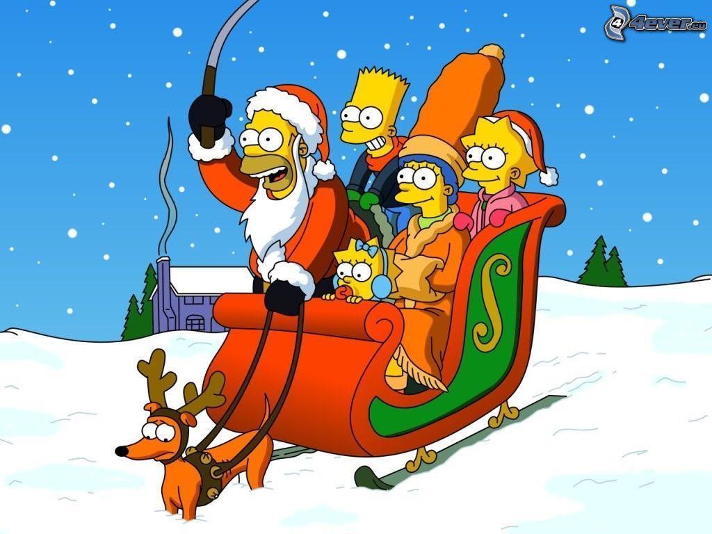 The Simpsons Christmas Wallpapers - Top Free The Simpsons Christmas ...