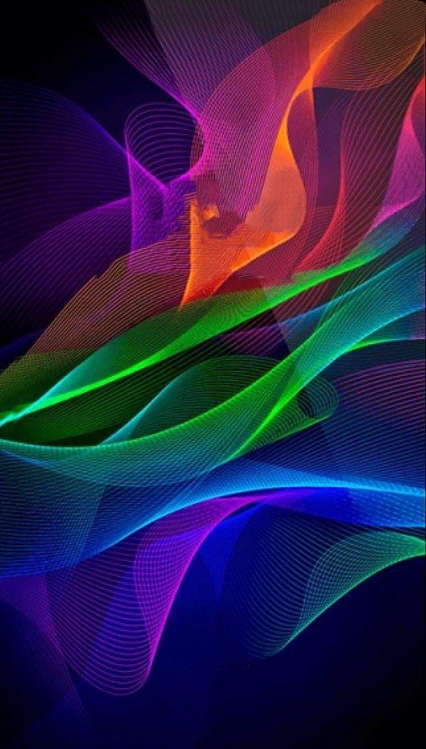 Colorful Waves iPhone Wallpapers - Top Free Colorful Waves iPhone ...