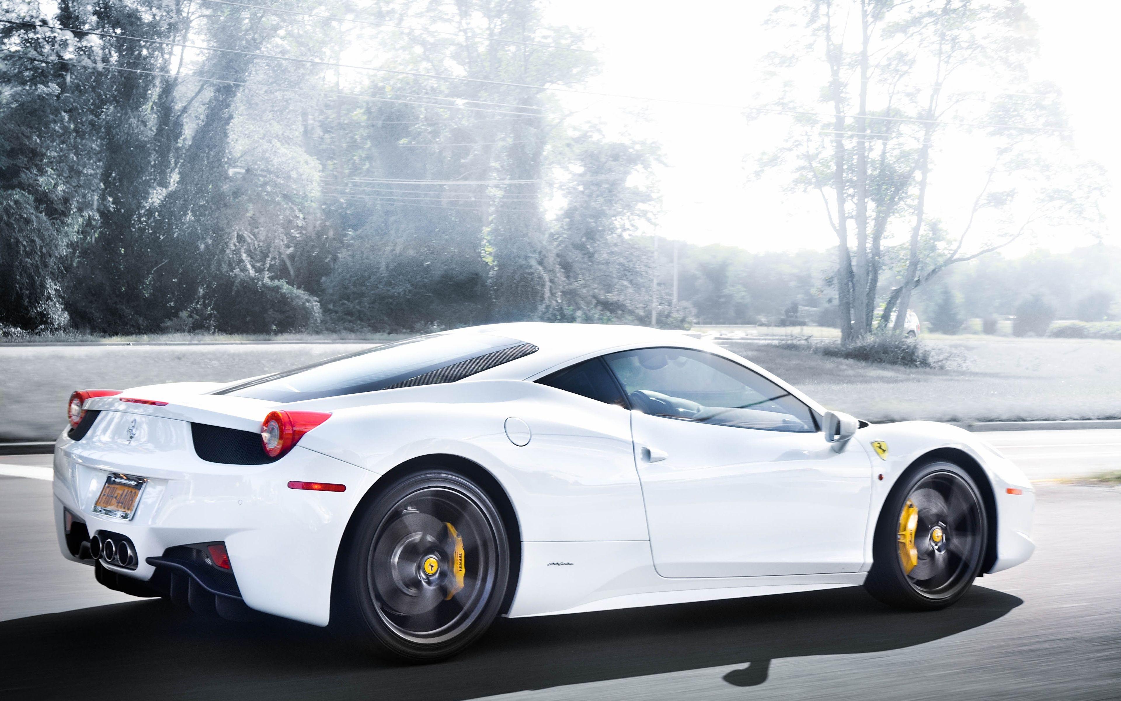White Ferrari Wallpapers - Top Free White Ferrari Backgrounds - WallpaperAccess