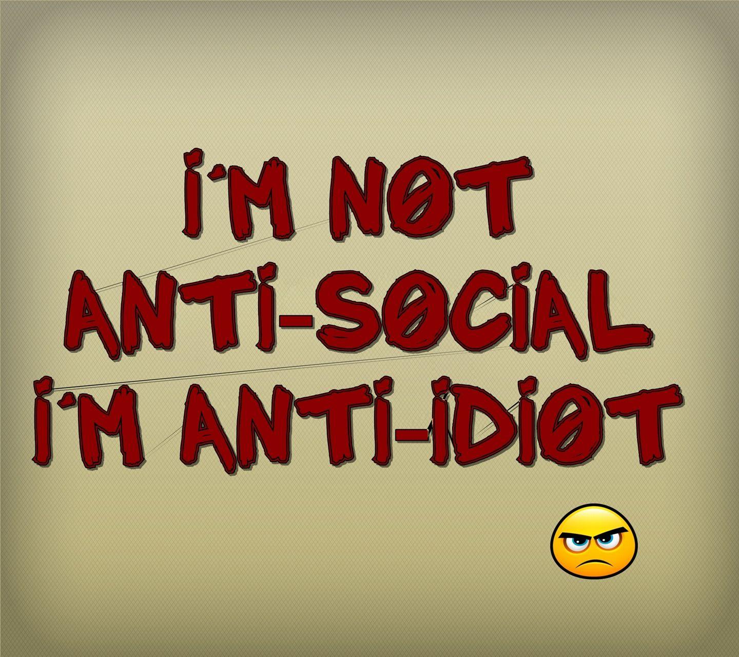 Anti Social Wallpapers - Top Free Anti Social Backgrounds - WallpaperAccess