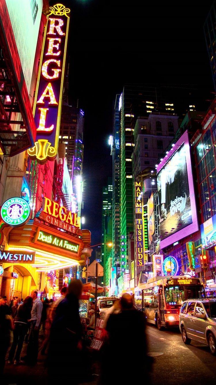 Times Square Night Wallpapers - Top Free Times Square Night Backgrounds ...