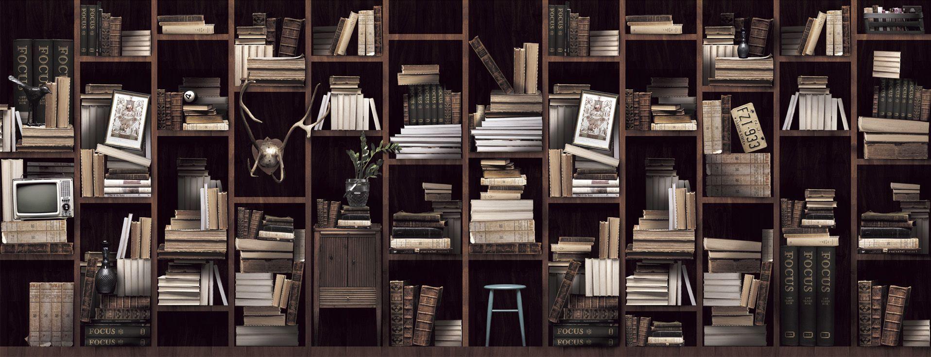 Bookshelf Wallpapers - Top Free Bookshelf Backgrounds - WallpaperAccess