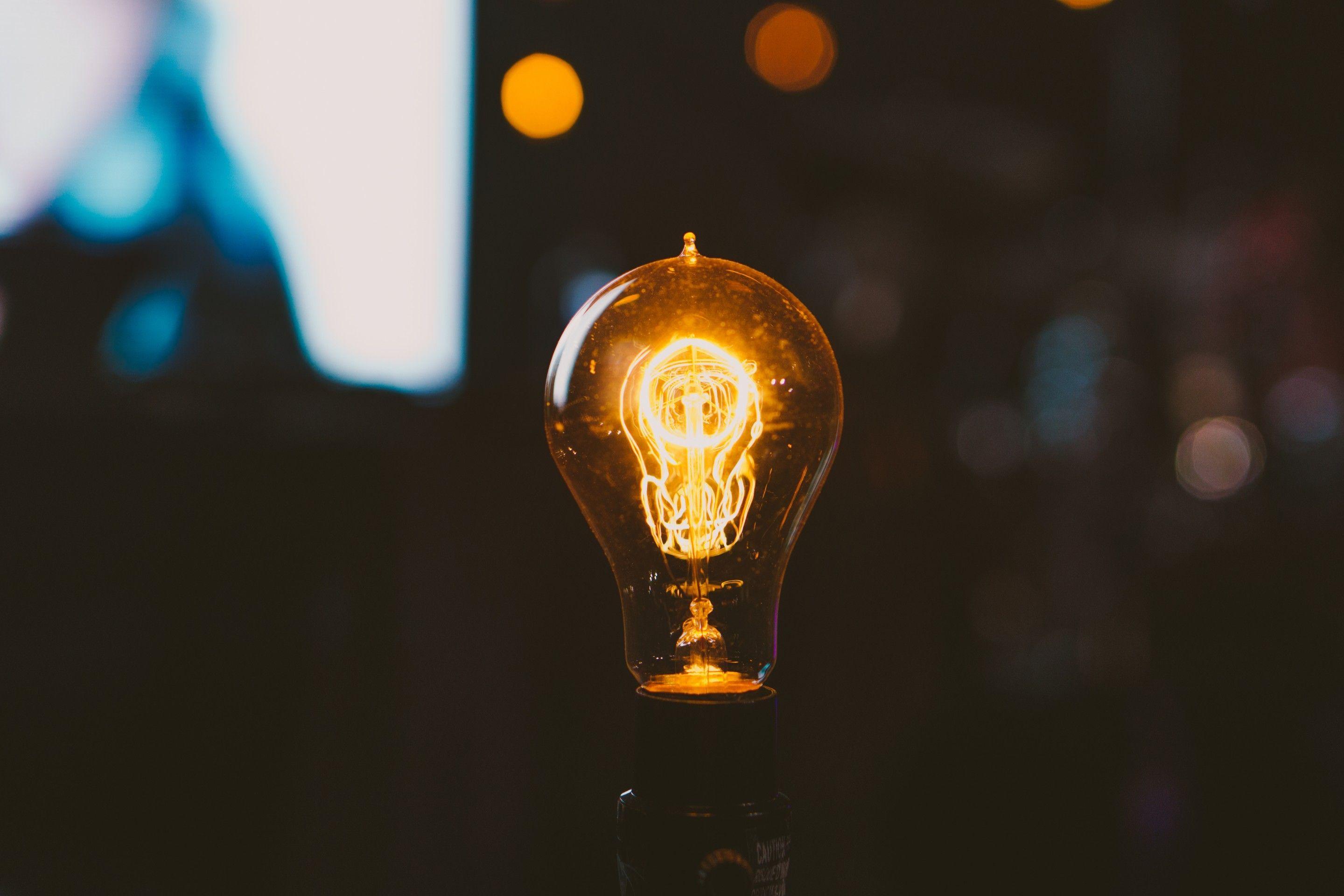 Lightbulb Wallpapers - Top Free Lightbulb Backgrounds - WallpaperAccess