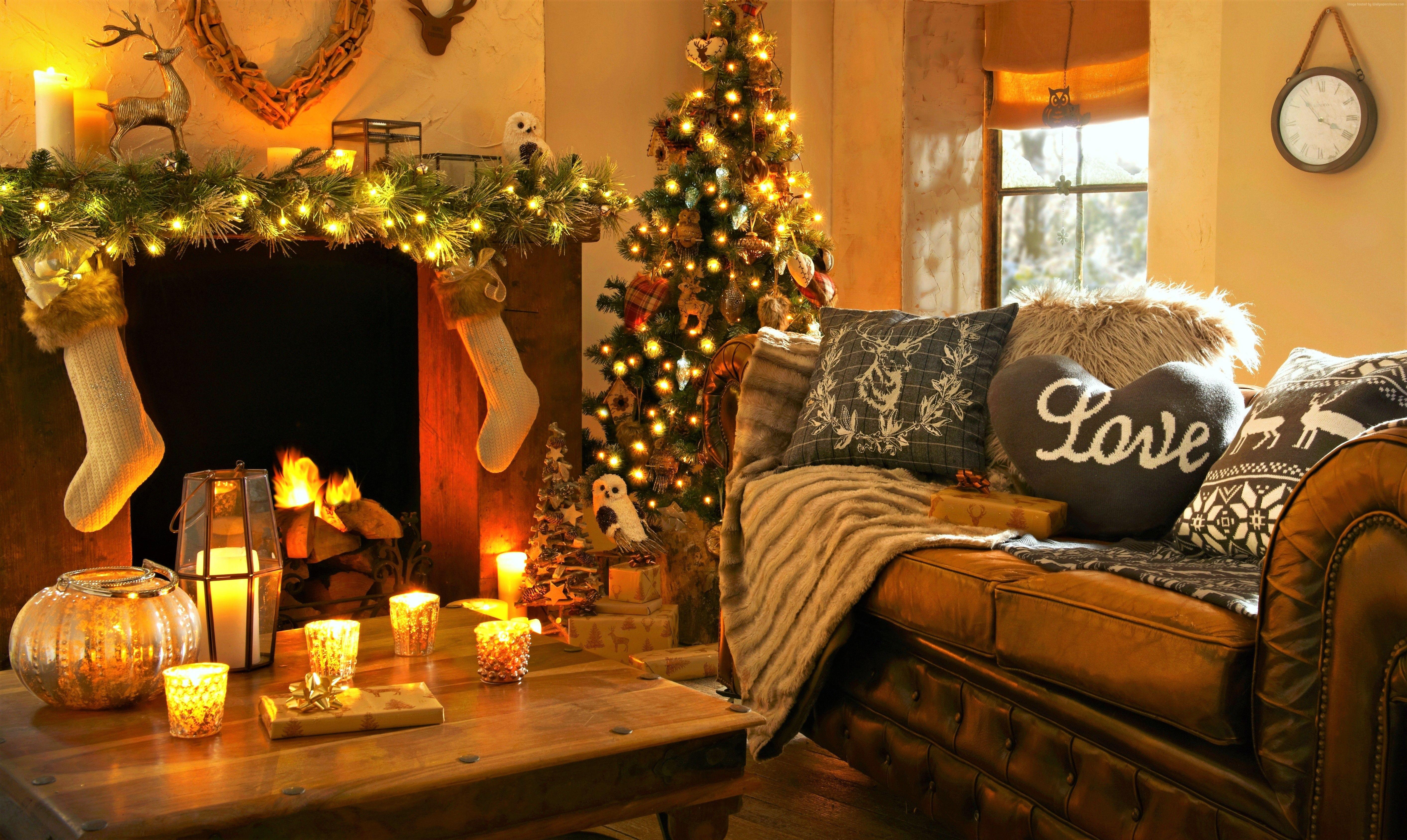 Christmas Living Room Wallpapers - Top Free Christmas Living Room ...
