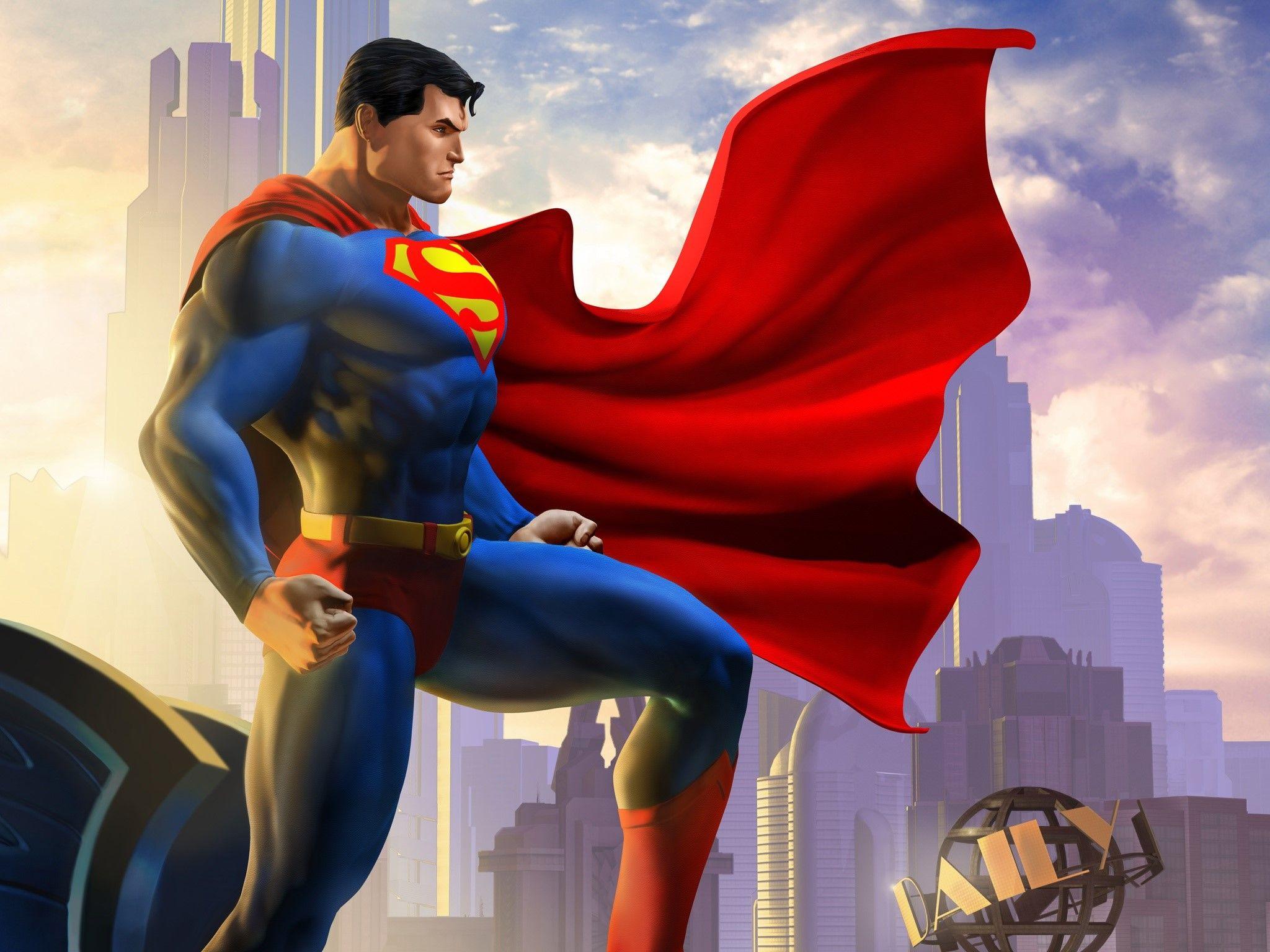 Cartoon Superman Wallpapers - Top Free Cartoon Superman Backgrounds ...
