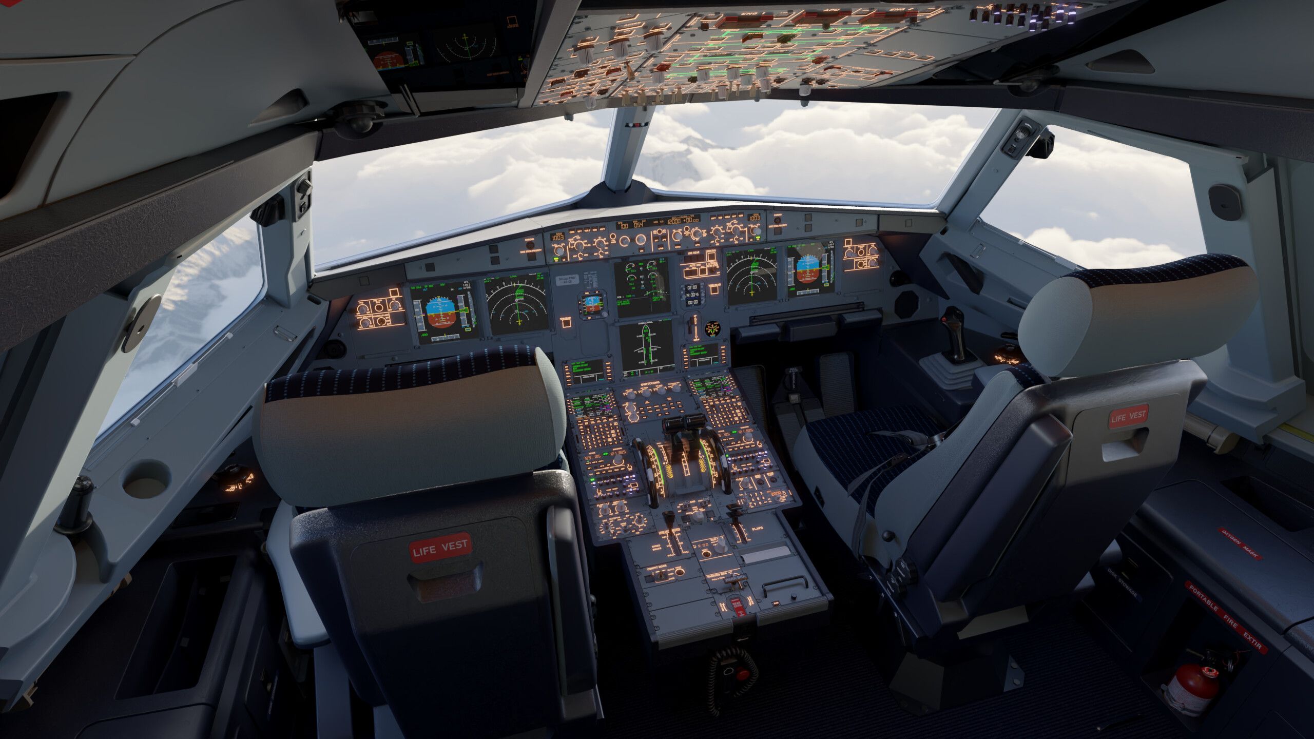 Airbus A320 Cockpit Wallpapers - Top Free Airbus A320 Cockpit ...