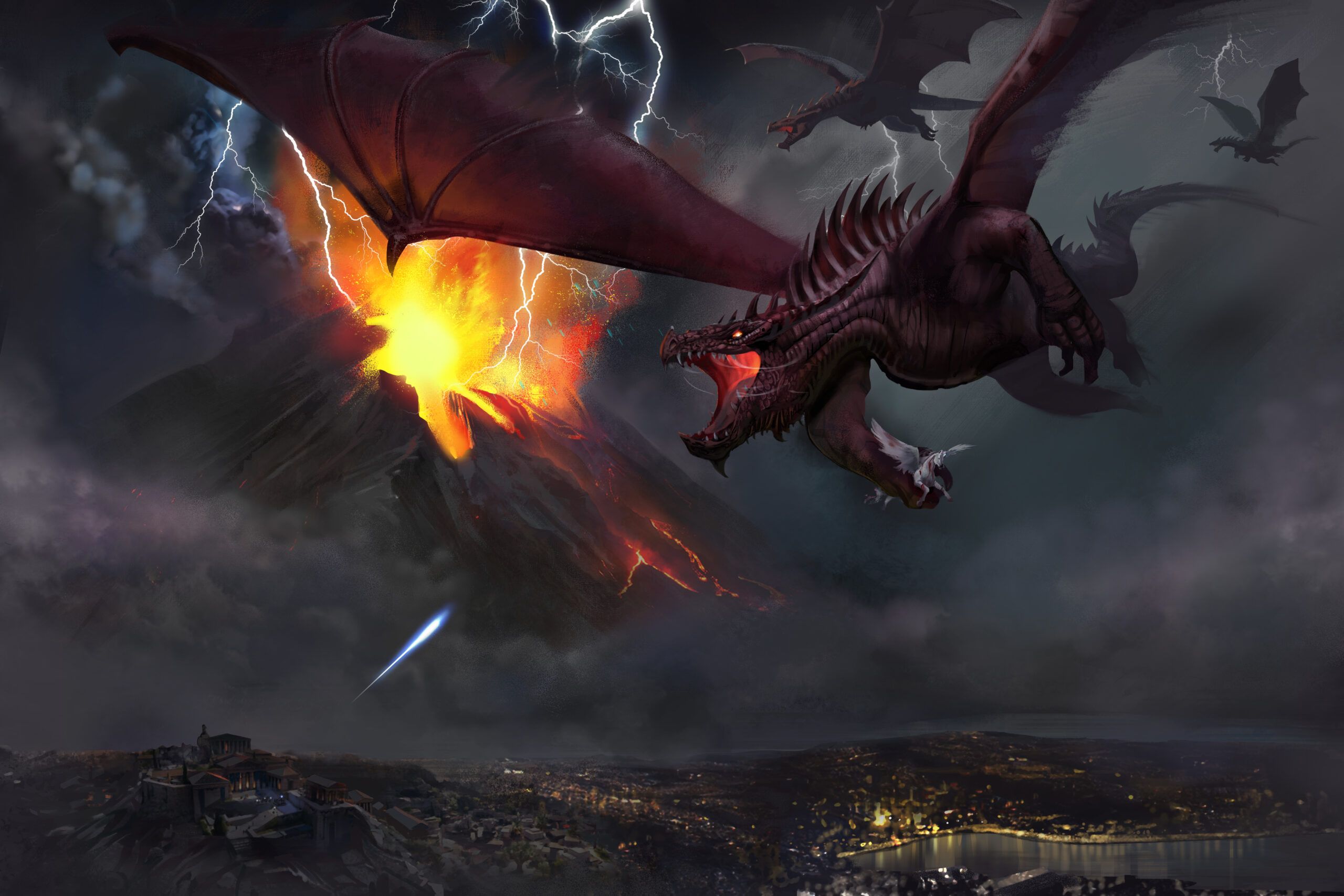 Ancalagon Wallpapers - Top Free Ancalagon Backgrounds - WallpaperAccess