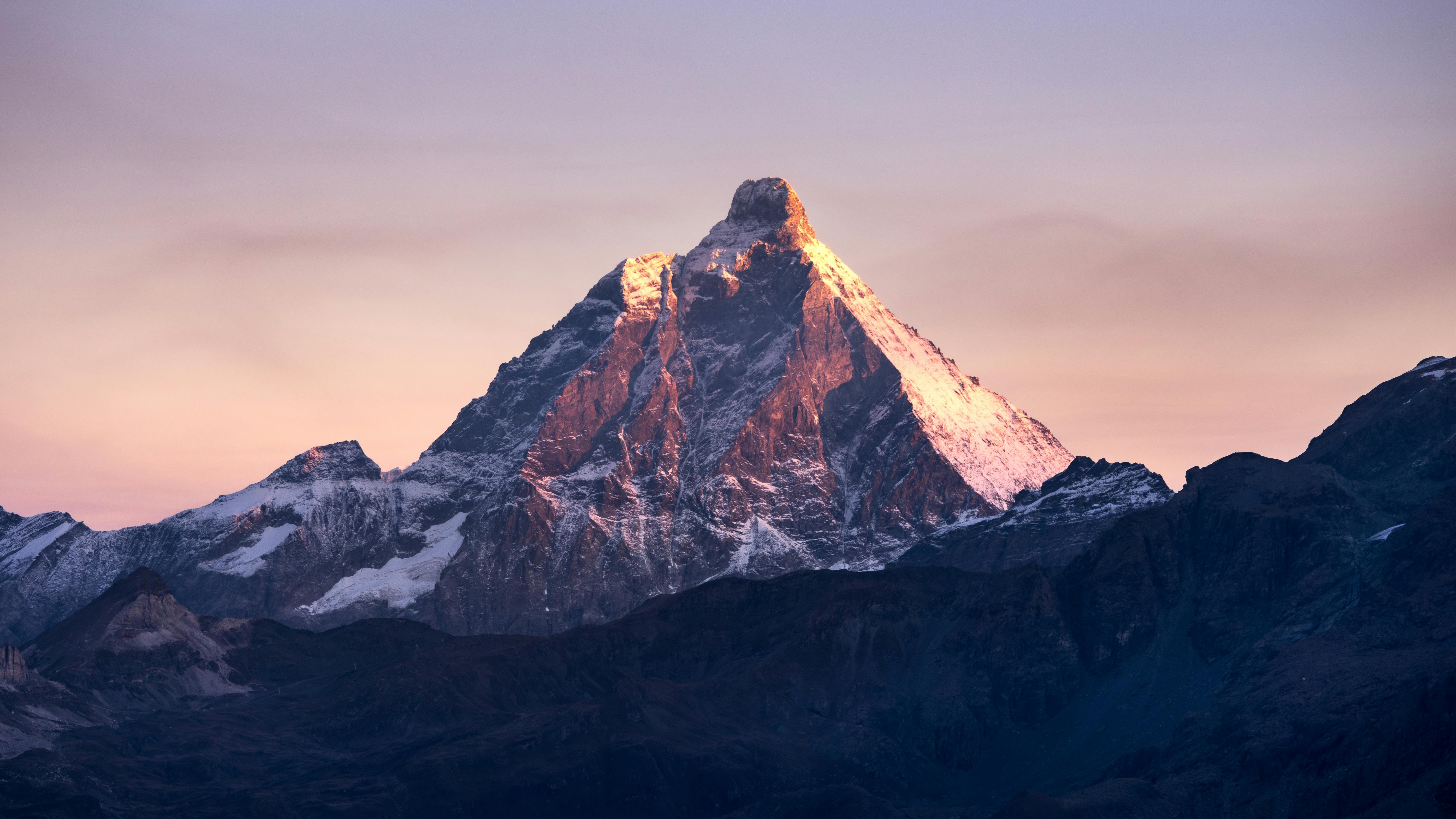 The Matterhorn Under A Cloudy Sky Wallpapers - Top Free The Matterhorn ...
