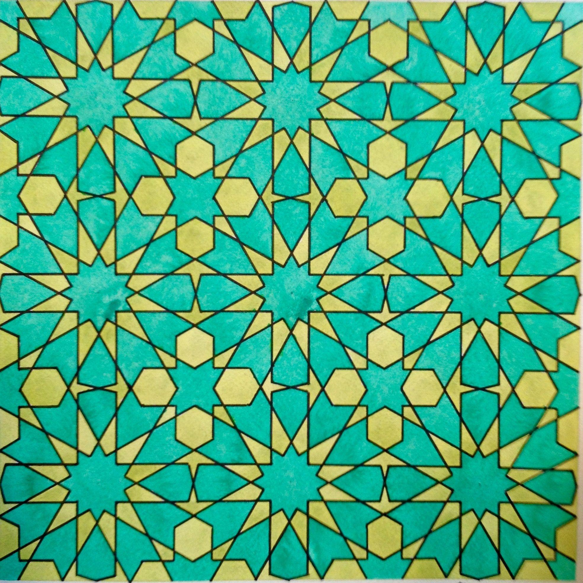 Islamic Geometric Pattern Background