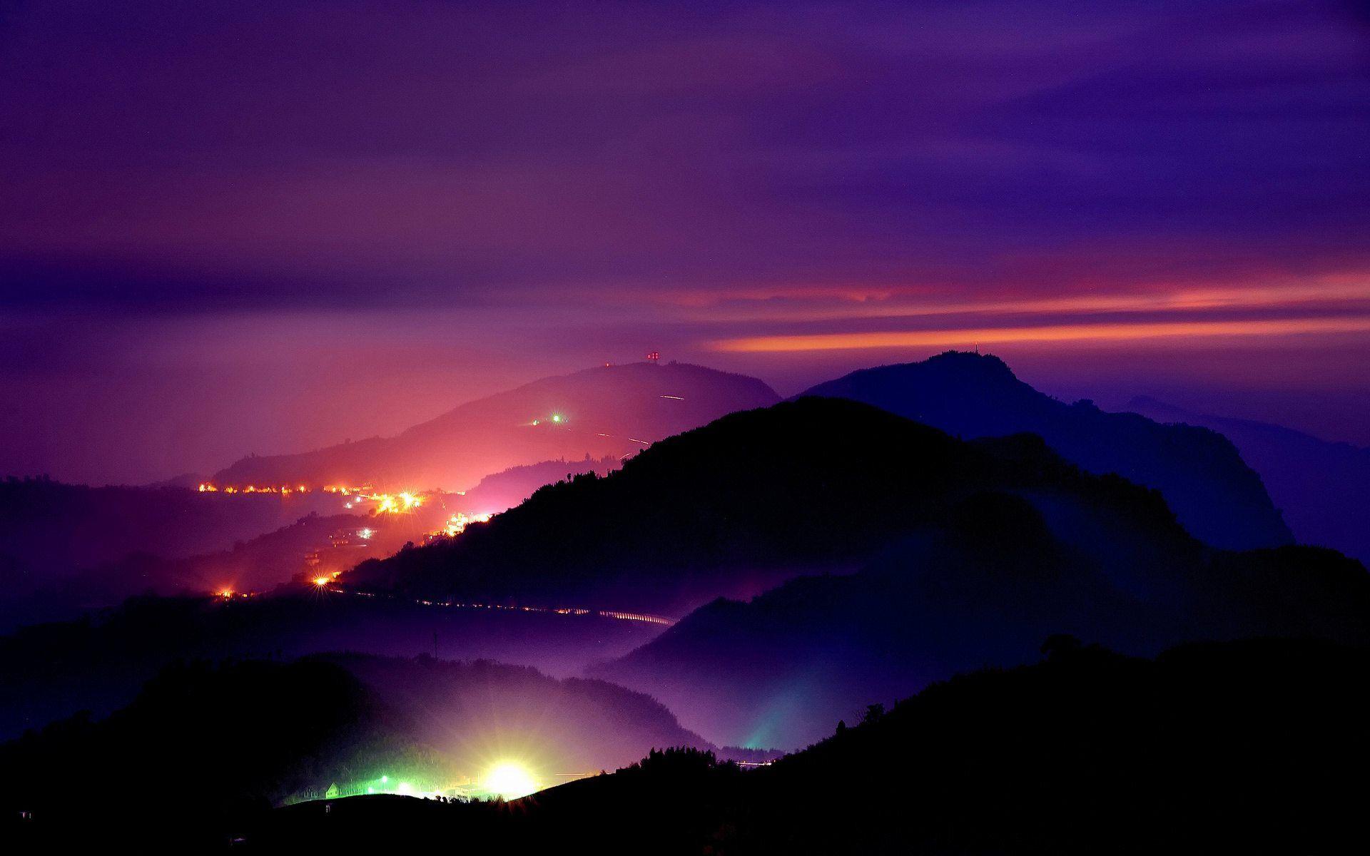 Mountains at Night Wallpapers - Top Free Mountains at Night Backgrounds - WallpaperAccess
