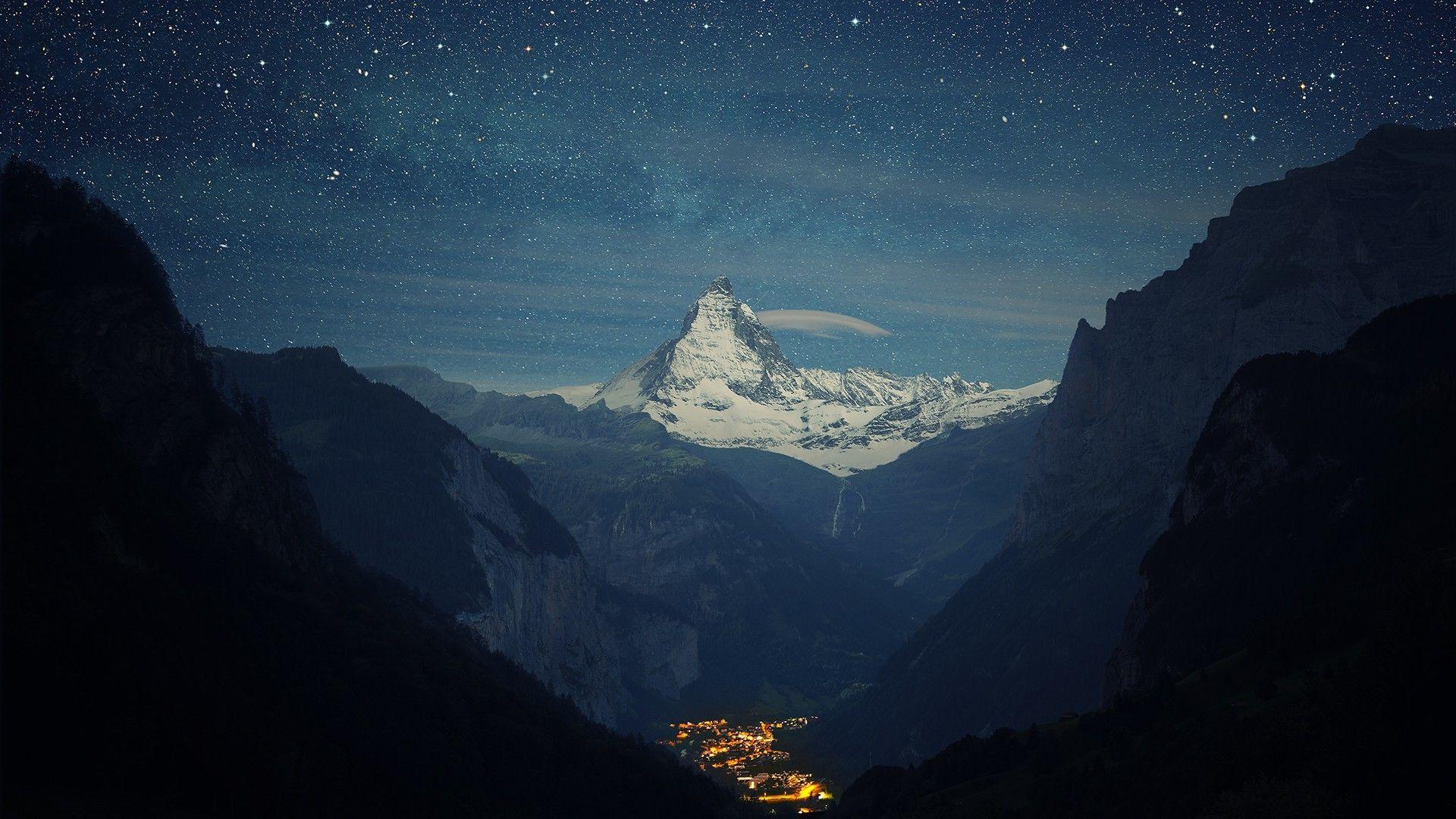 Mountain Night Wallpapers - Top Free Mountain Night Backgrounds ...