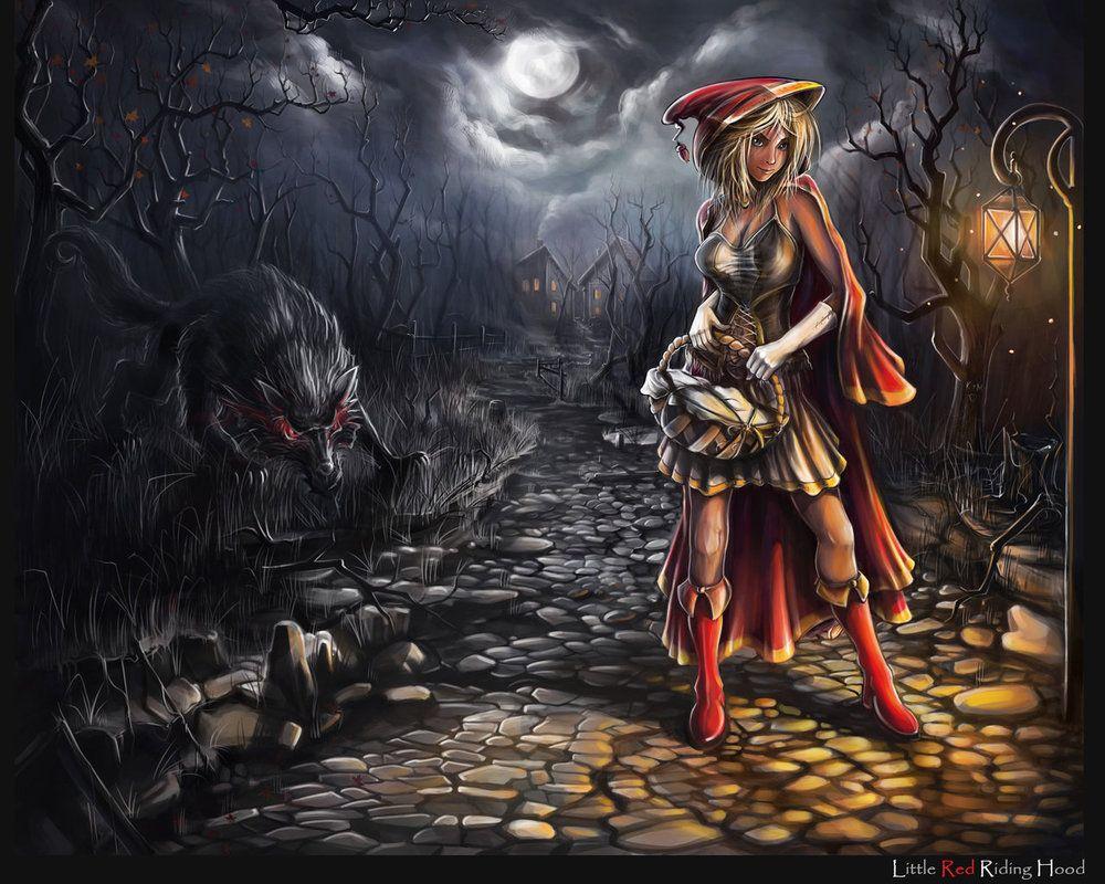 Little Red Riding Hood Wallpapers - Top Free Little Red Riding Hood ...