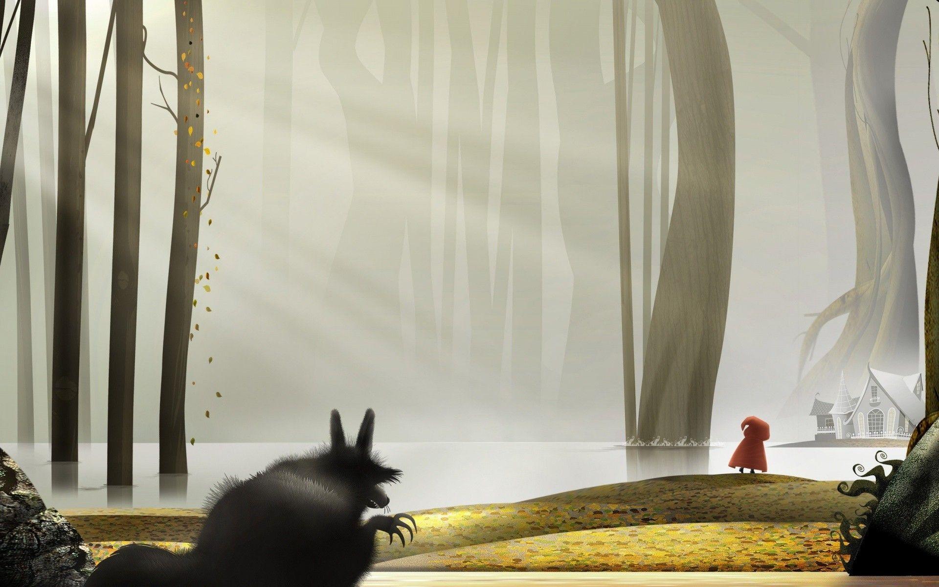 Little Red Riding Hood Wallpapers - Top Free Little Red Riding Hood ...