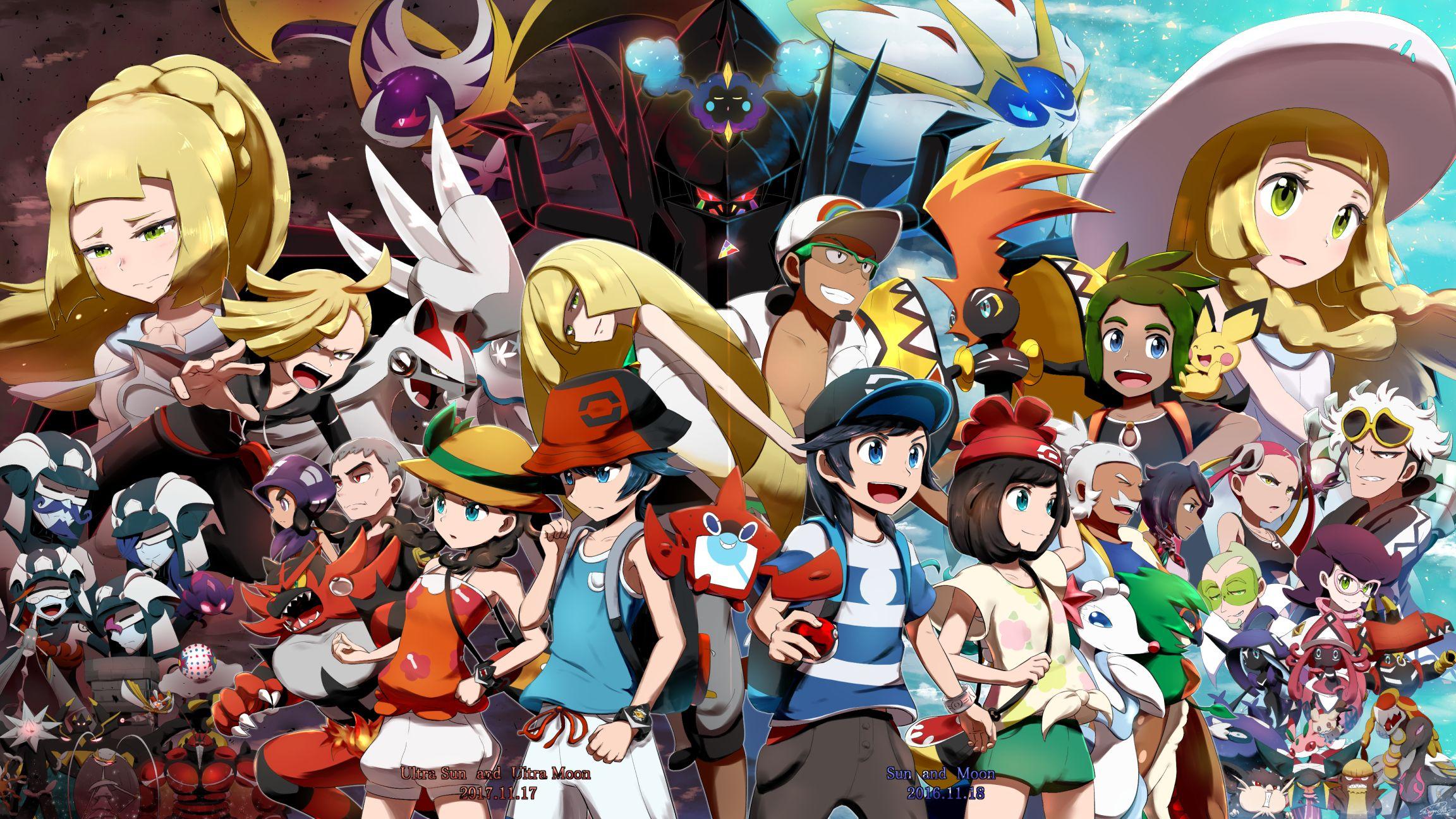 Sun and Moon Pokemon Anime Wallpapers - Top Free Sun and Moon Pokemon ...