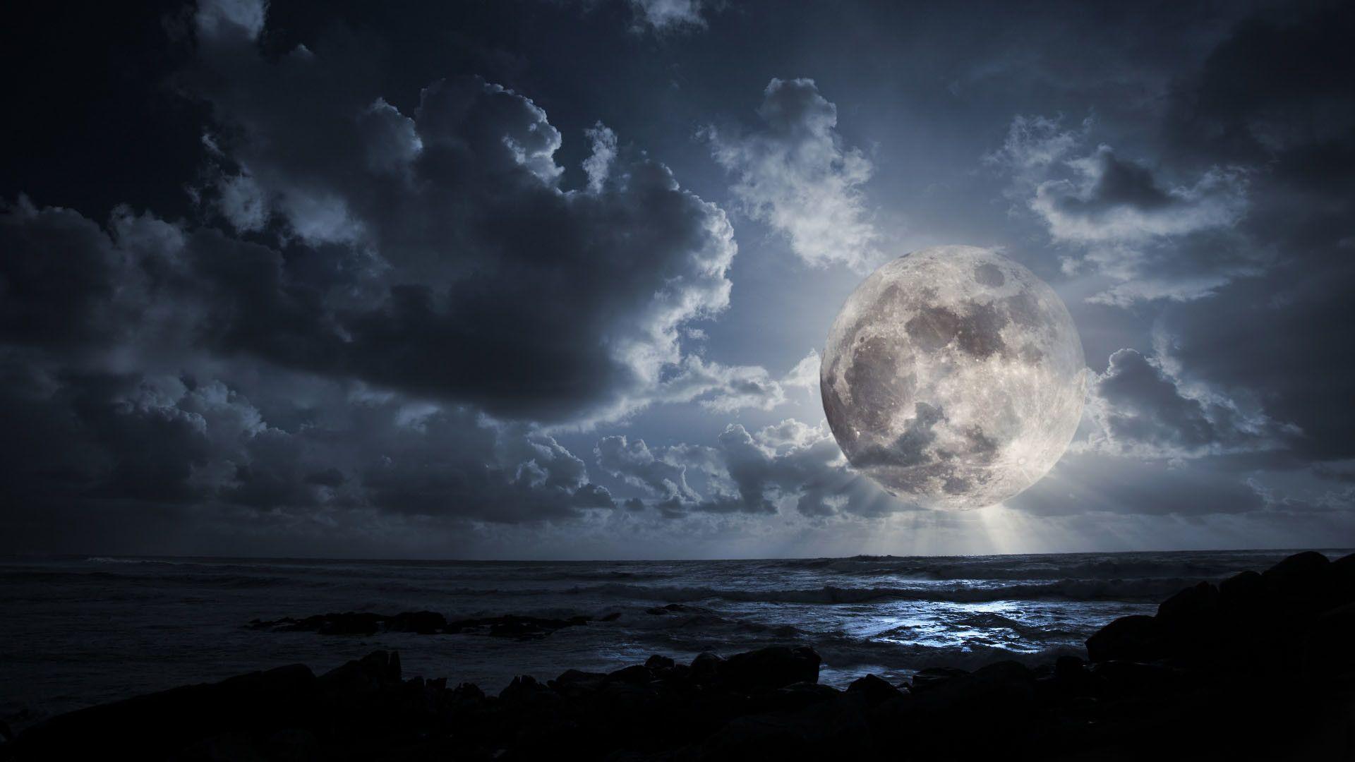 Dark Moon Wallpapers - Top Free Dark Moon Backgrounds - WallpaperAccess