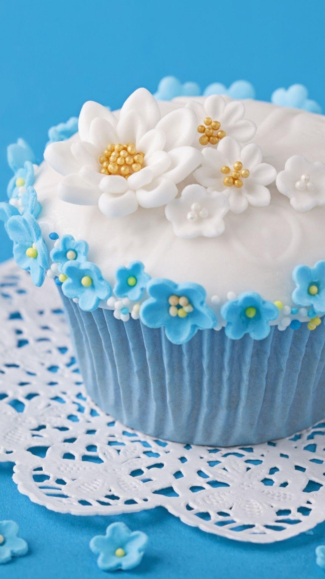 Blue Cupcake Wallpapers - Top Free Blue Cupcake Backgrounds ...