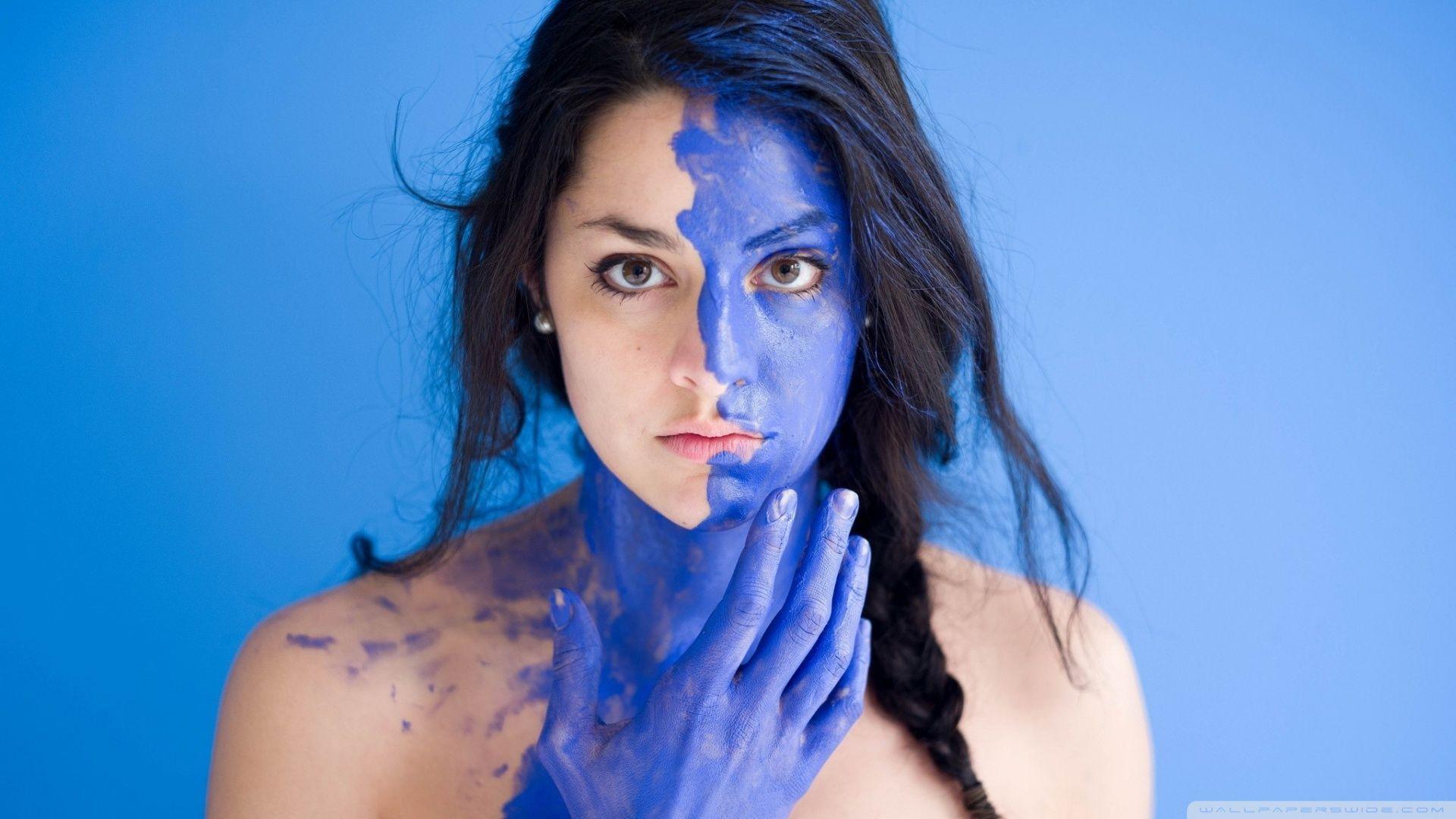 Blue Paint Wallpapers - Top Free Blue Paint Backgrounds - WallpaperAccess