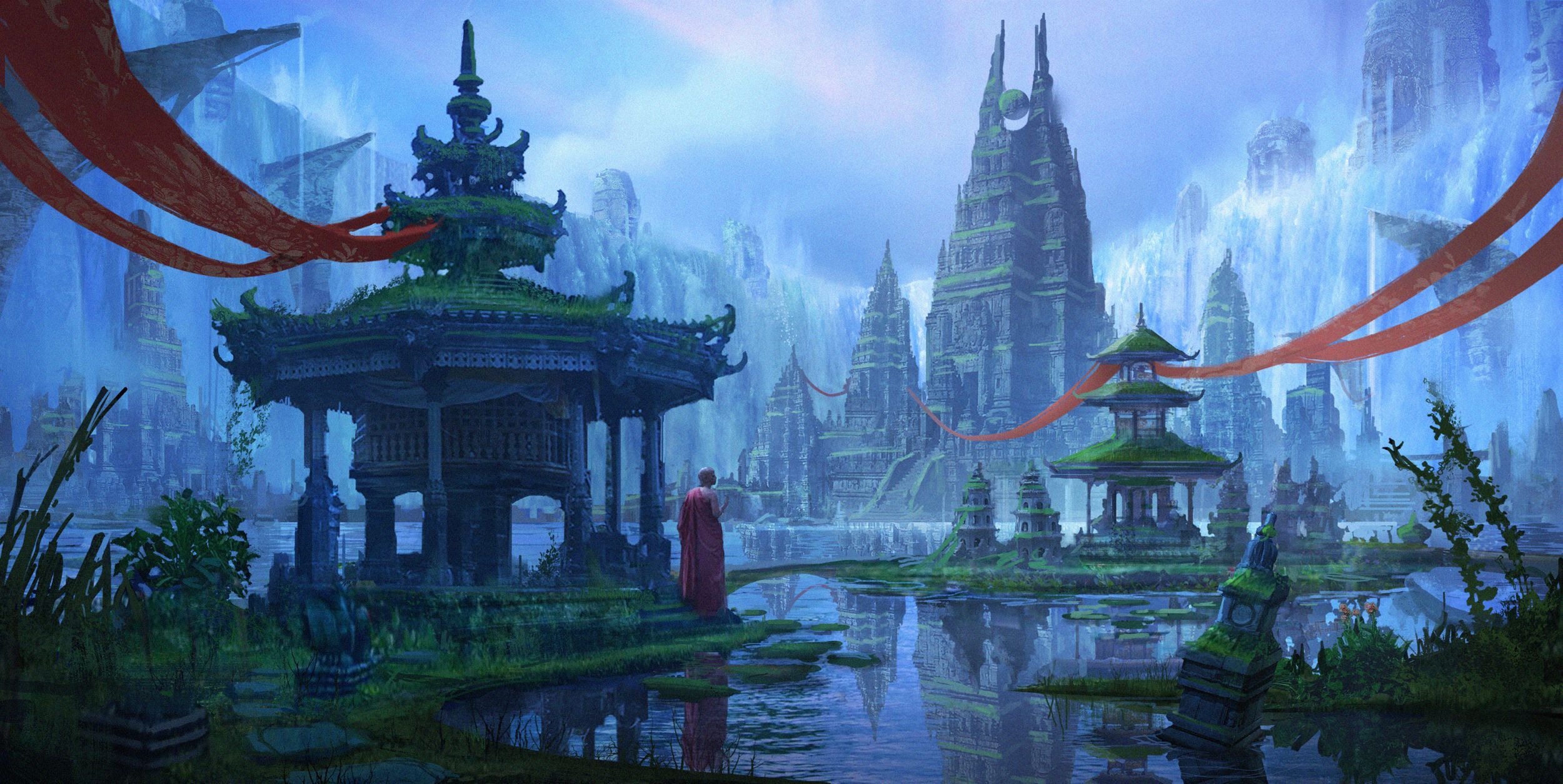Fantasy Temple Wallpapers - Top Free Fantasy Temple Backgrounds ...