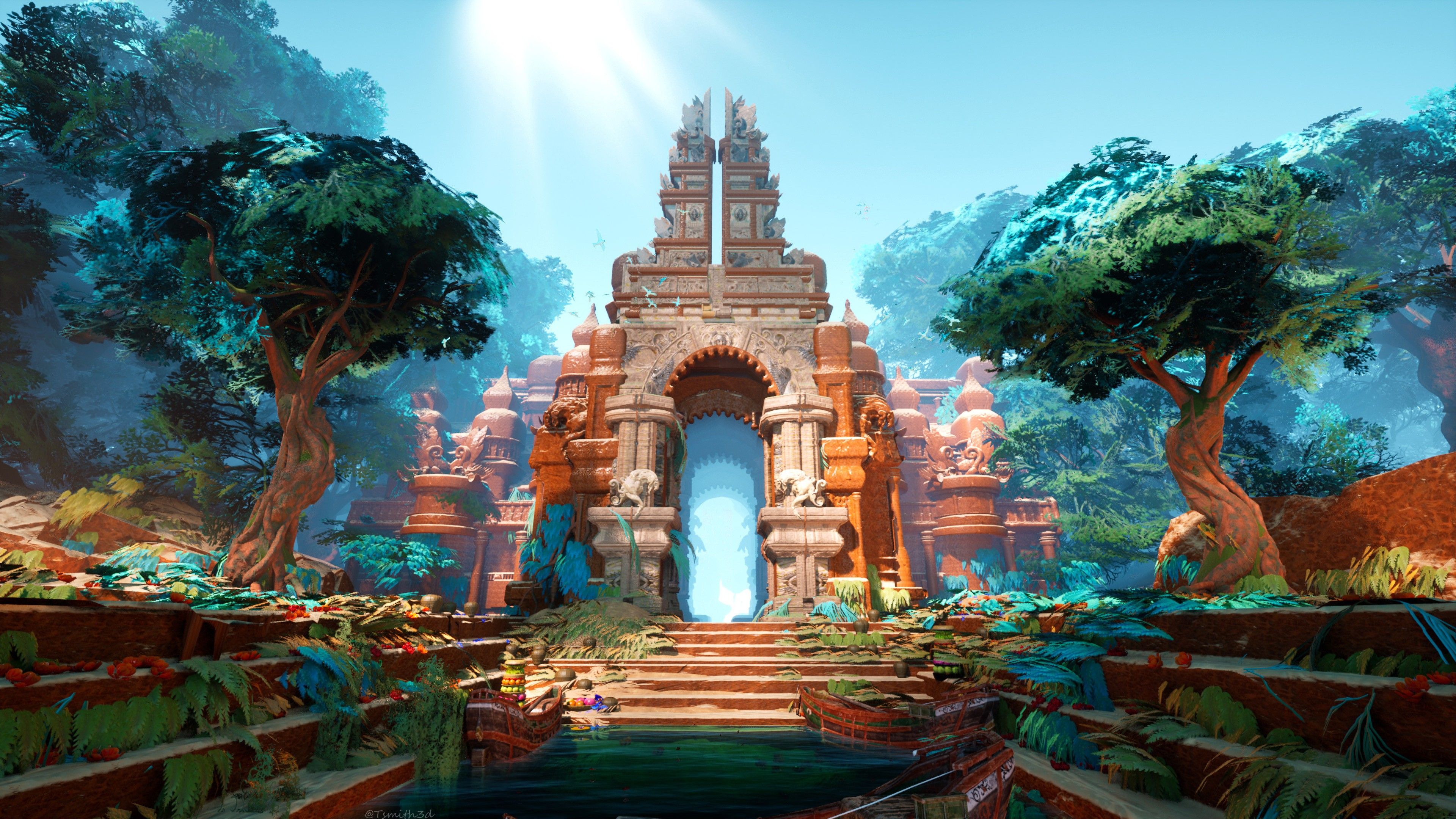 Fantasy Temple Wallpapers - Top Free Fantasy Temple Backgrounds ...