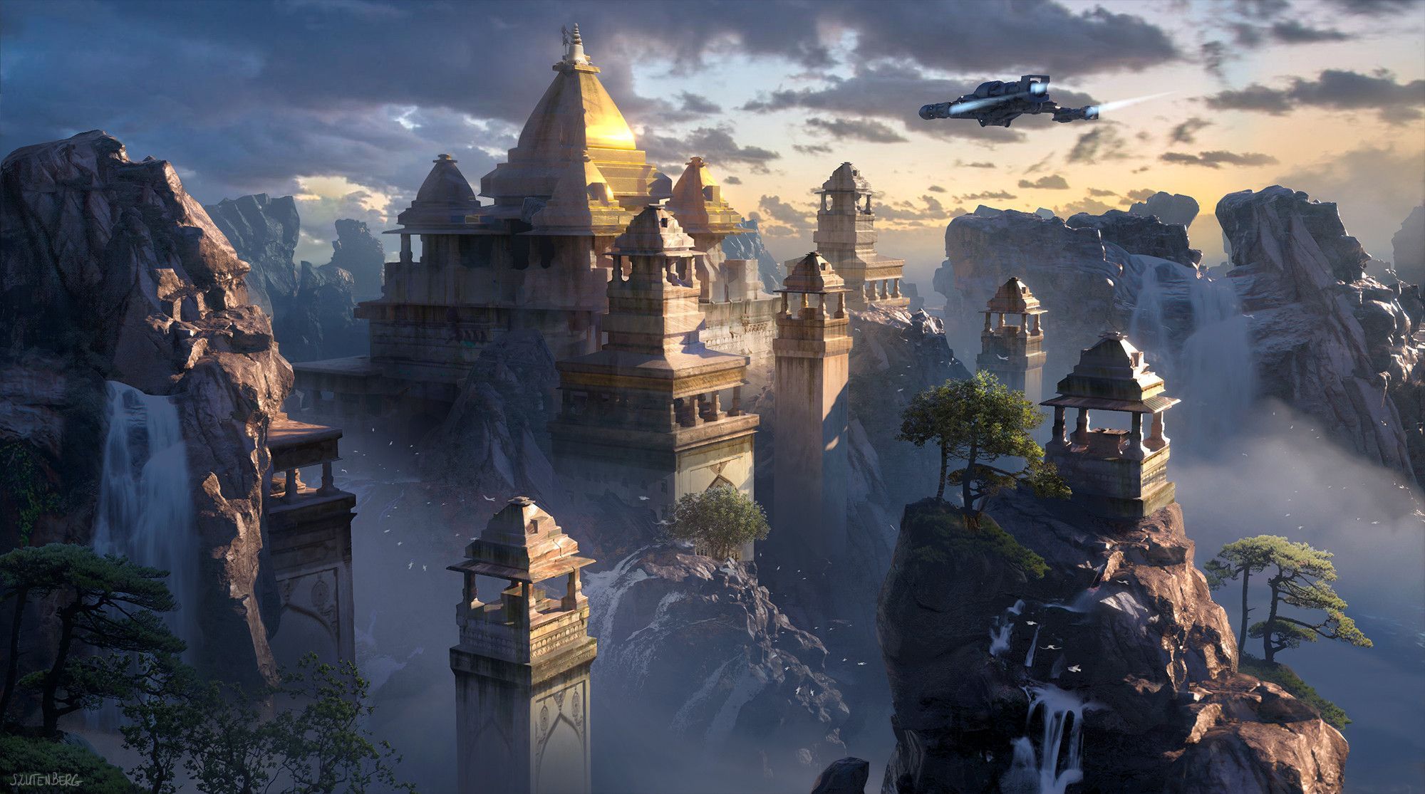 Fantasy Temple Wallpapers - Top Free Fantasy Temple Backgrounds ...