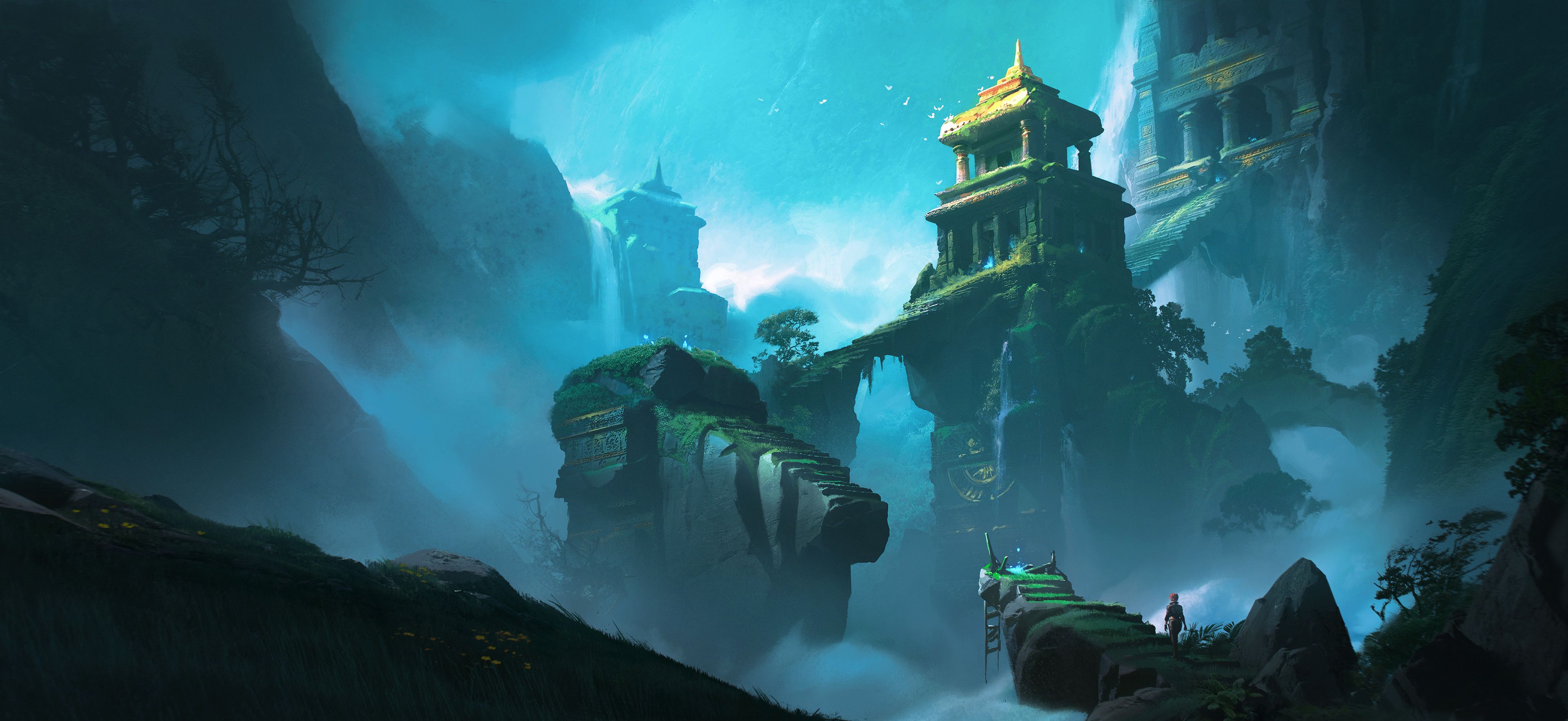 Fantasy Temple Wallpapers - Top Free Fantasy Temple Backgrounds - WallpaperAccess