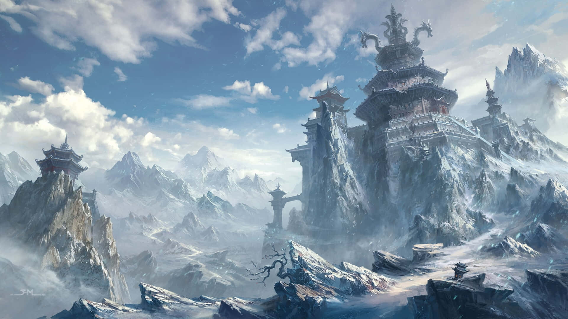 Fantasy Temple Wallpapers - Top Free Fantasy Temple Backgrounds - WallpaperAccess