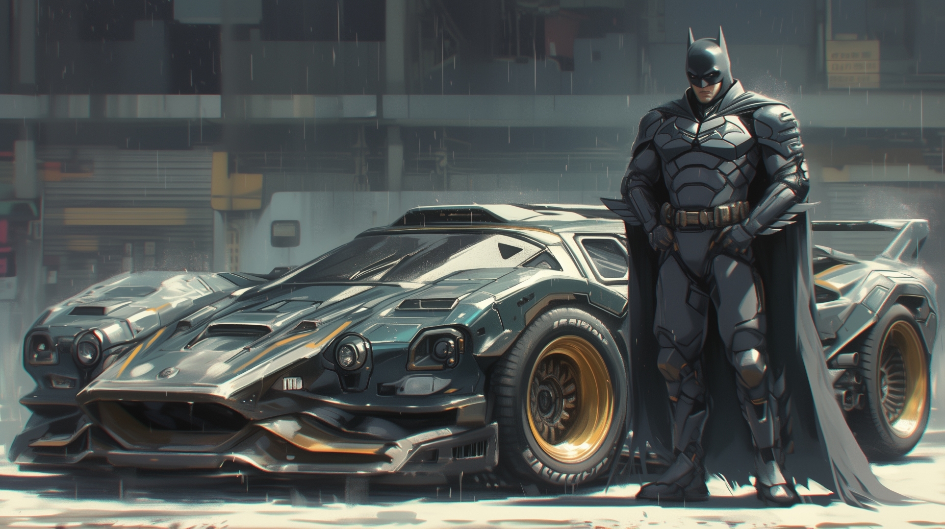 Batman With Car Wallpapers - Top Free Batman With Car Backgrounds - WallpaperAccess