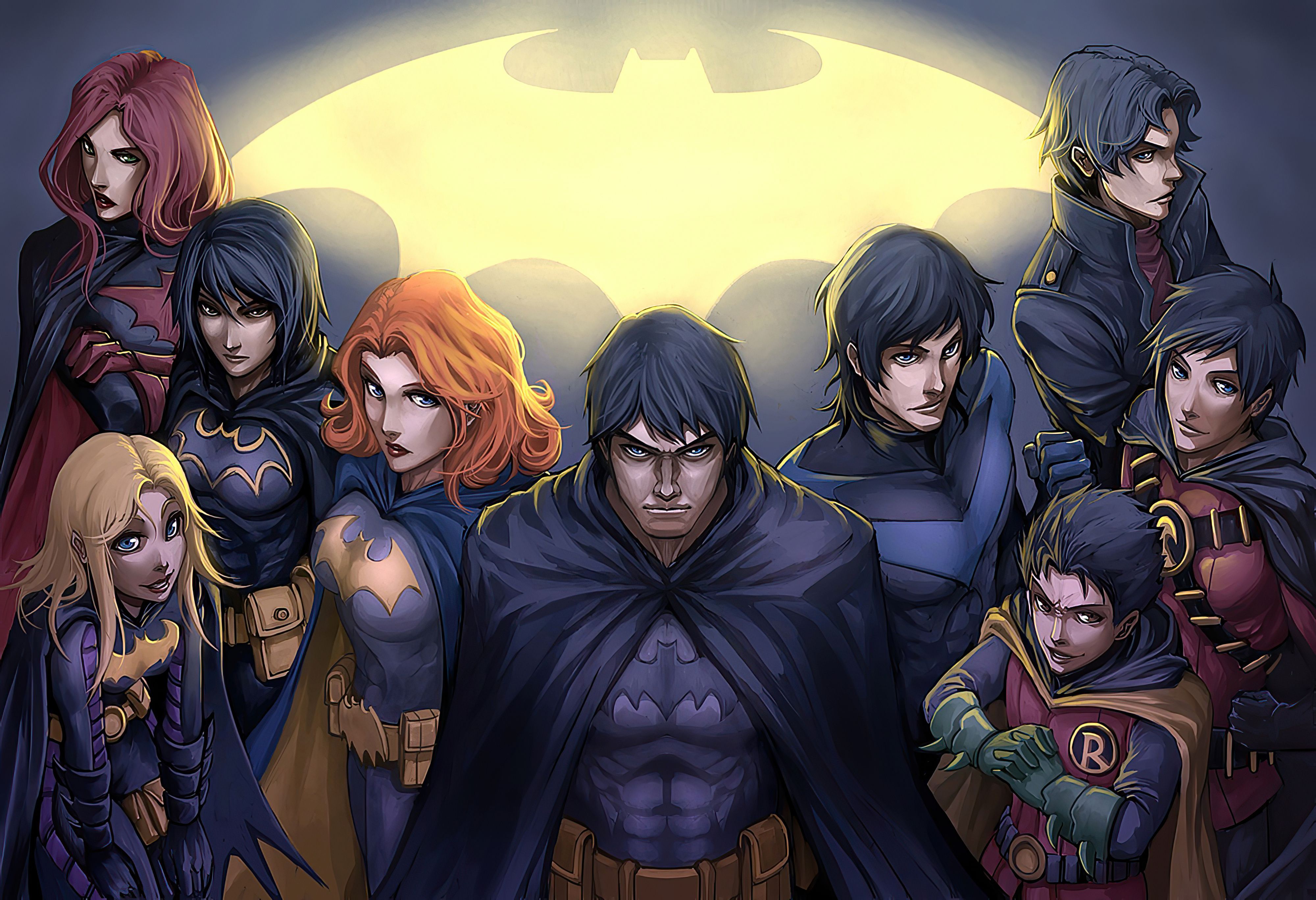 Batfam Wallpapers - Top Free Batfam Backgrounds - WallpaperAccess