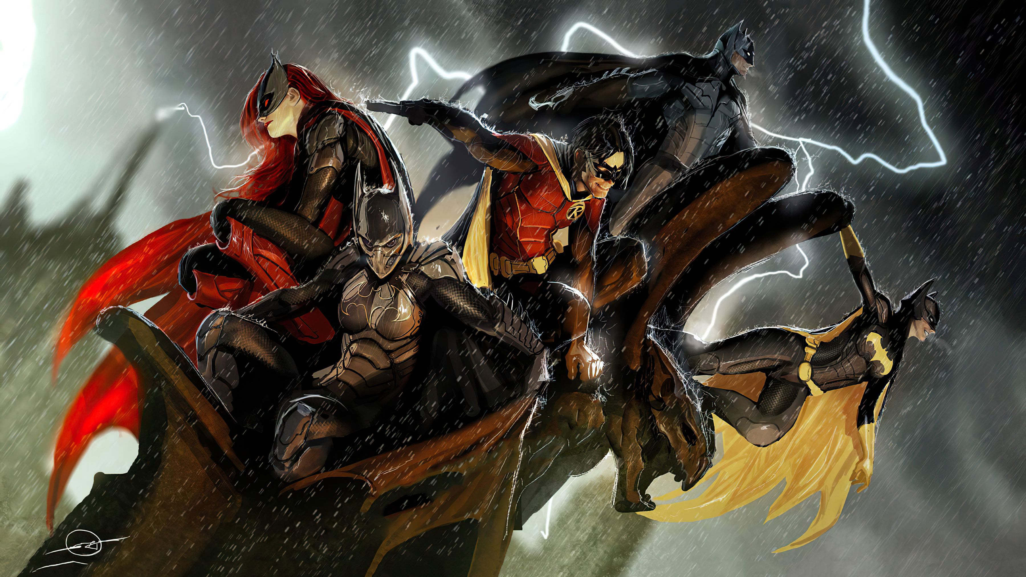 Batfam Wallpapers - Top Free Batfam Backgrounds - WallpaperAccess