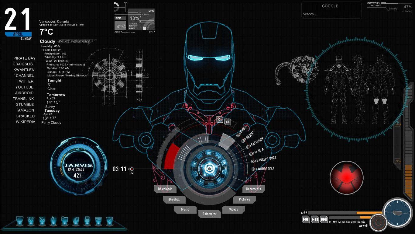 Iron Man Jarvis Wallpapers - Top Free Iron Man Jarvis Backgrounds ...