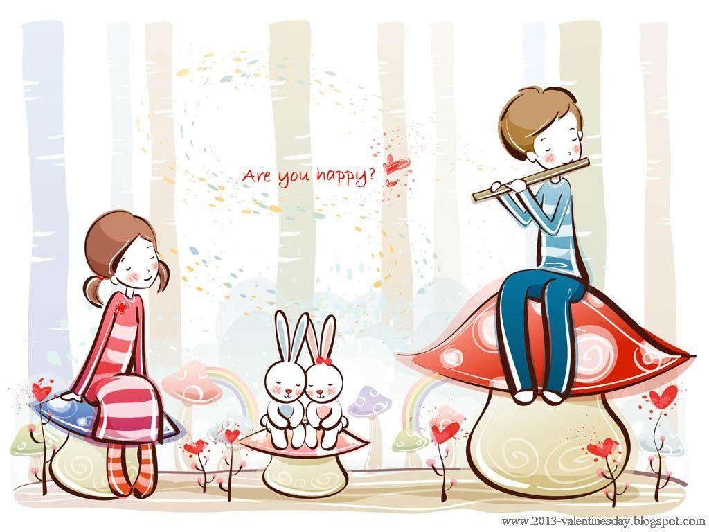 Cartoon Love Desktop Wallpapers - Top Free Cartoon Love Desktop ...