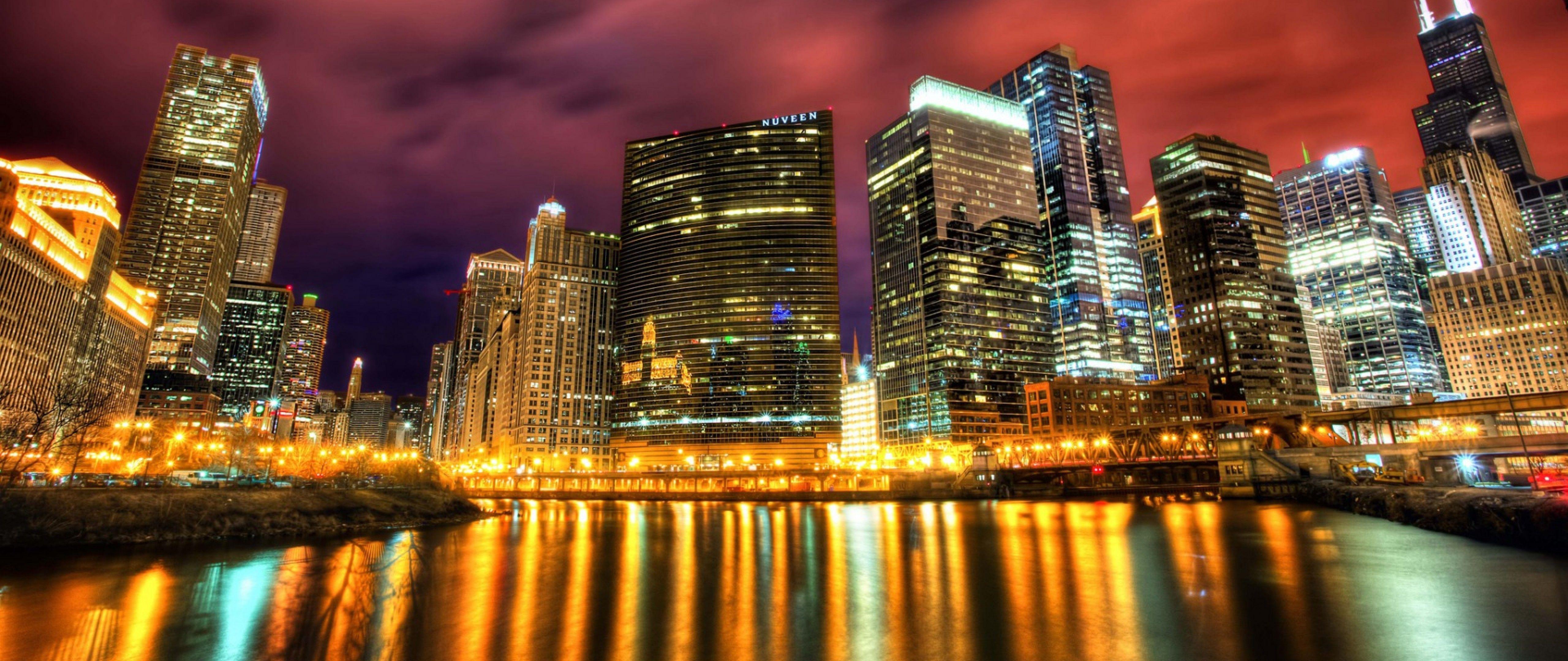 Night Chicago Wallpapers - Top Free Night Chicago Backgrounds ...